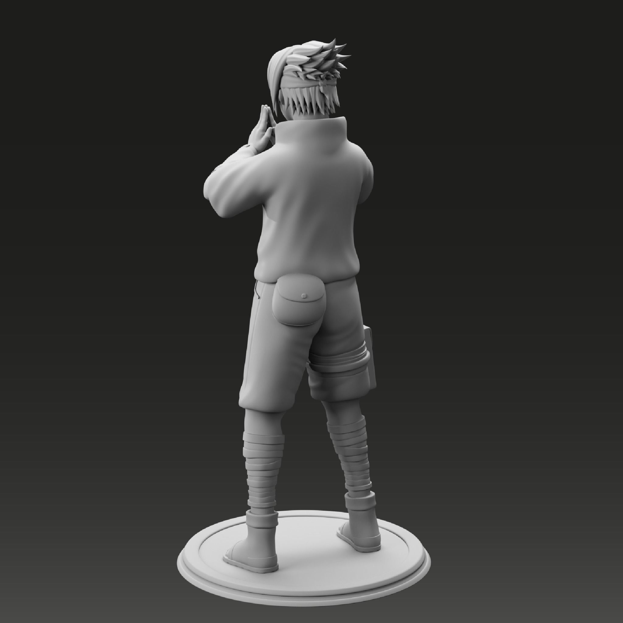 Sasuke Uchiha 3D model 3D printable | CGTrader