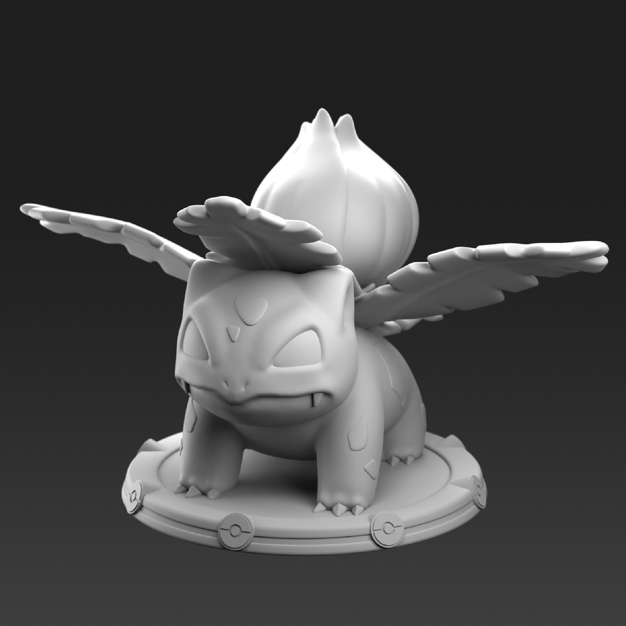Ivysaur 3D model 3D printable | CGTrader