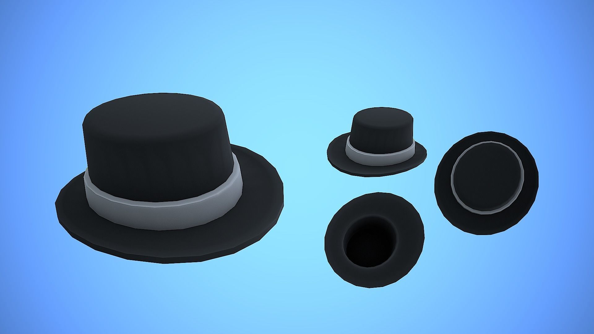 3D model MAFIA HAT CARTOON STYLIZED VR / AR / low-poly | CGTrader
