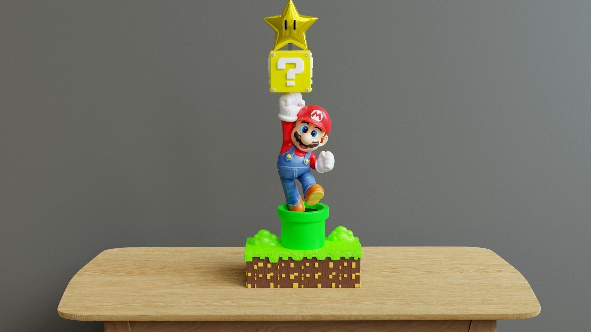 Super Mario Bros Diorama for 3D printing 3D model 3D printable | CGTrader