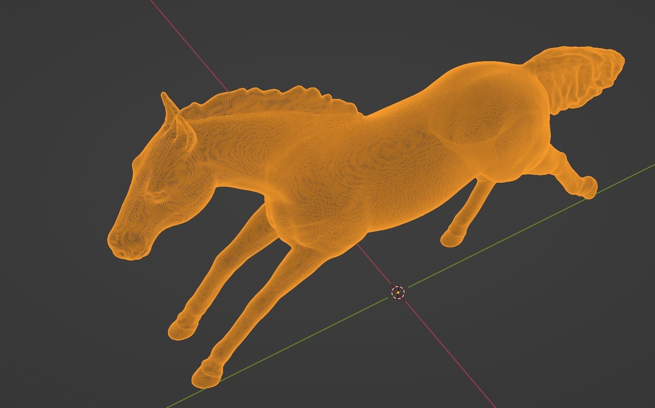 Horse in Galloping pose I Ready for 3d print model 3D model 3D ...