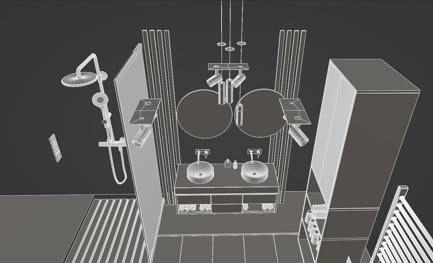 Modern Bathroom 3D model | CGTrader