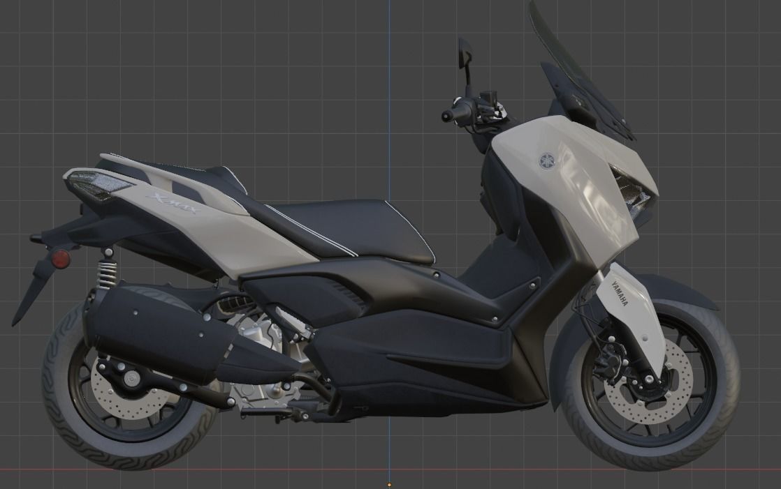 2023 Yamaha Xmax 300 3D model | CGTrader