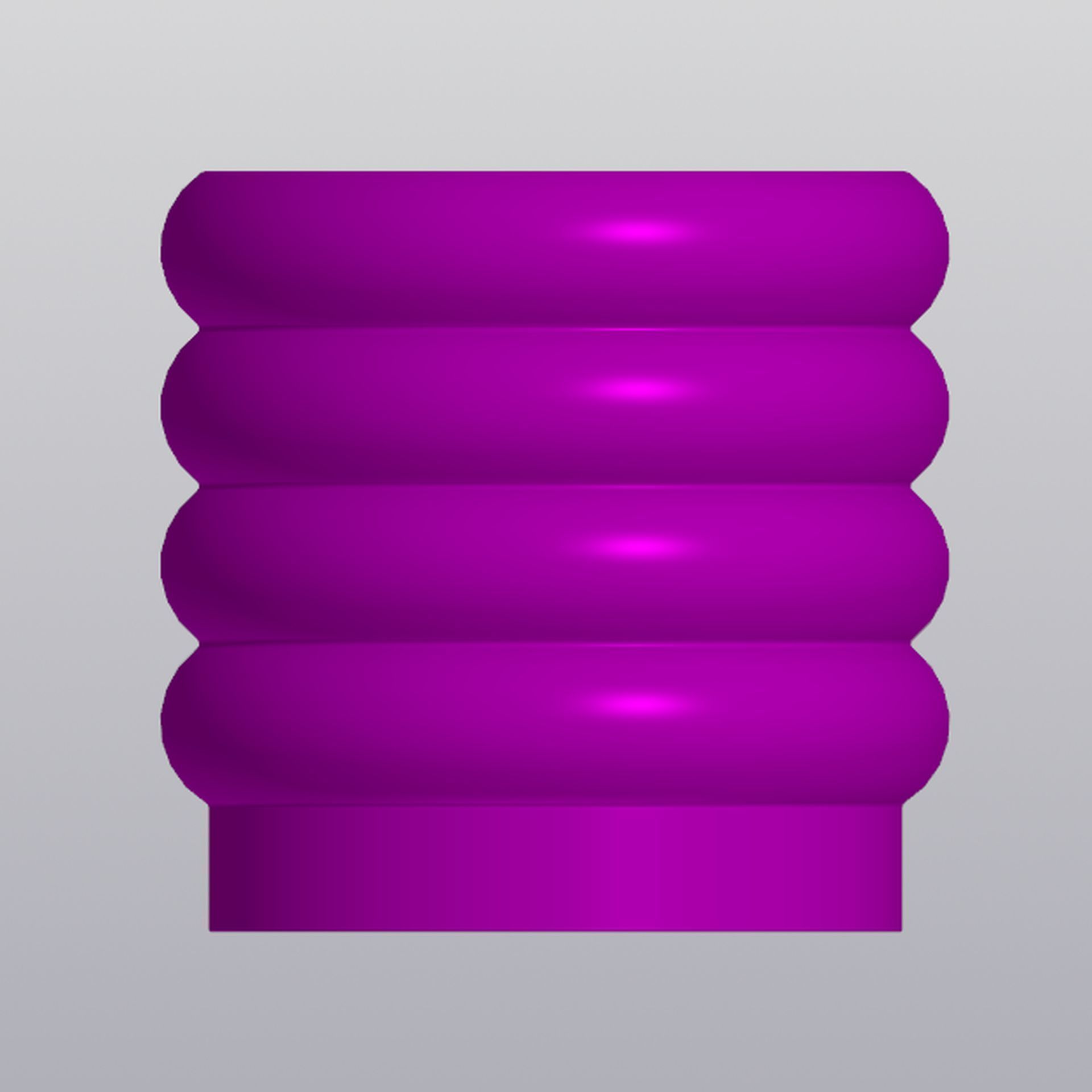 Round forms Planter version 2 Low radius and easier print 3D model 3D ...