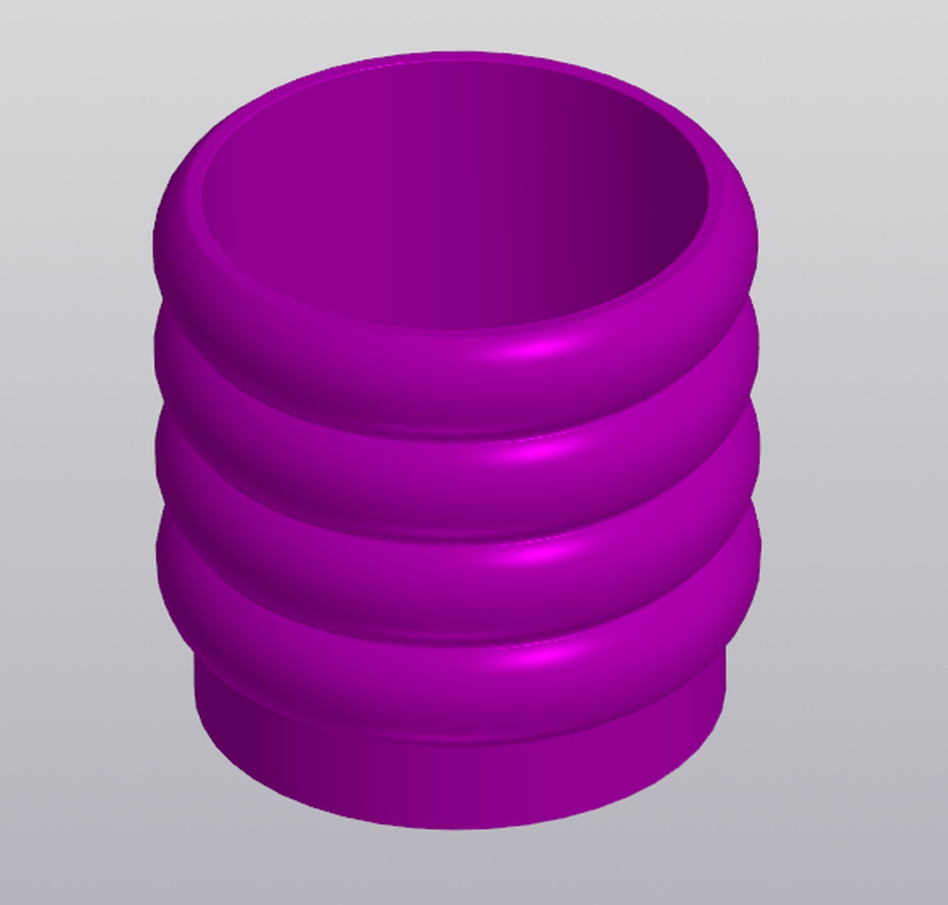 Round forms Planter version 2 Low radius and easier print 3D model 3D ...