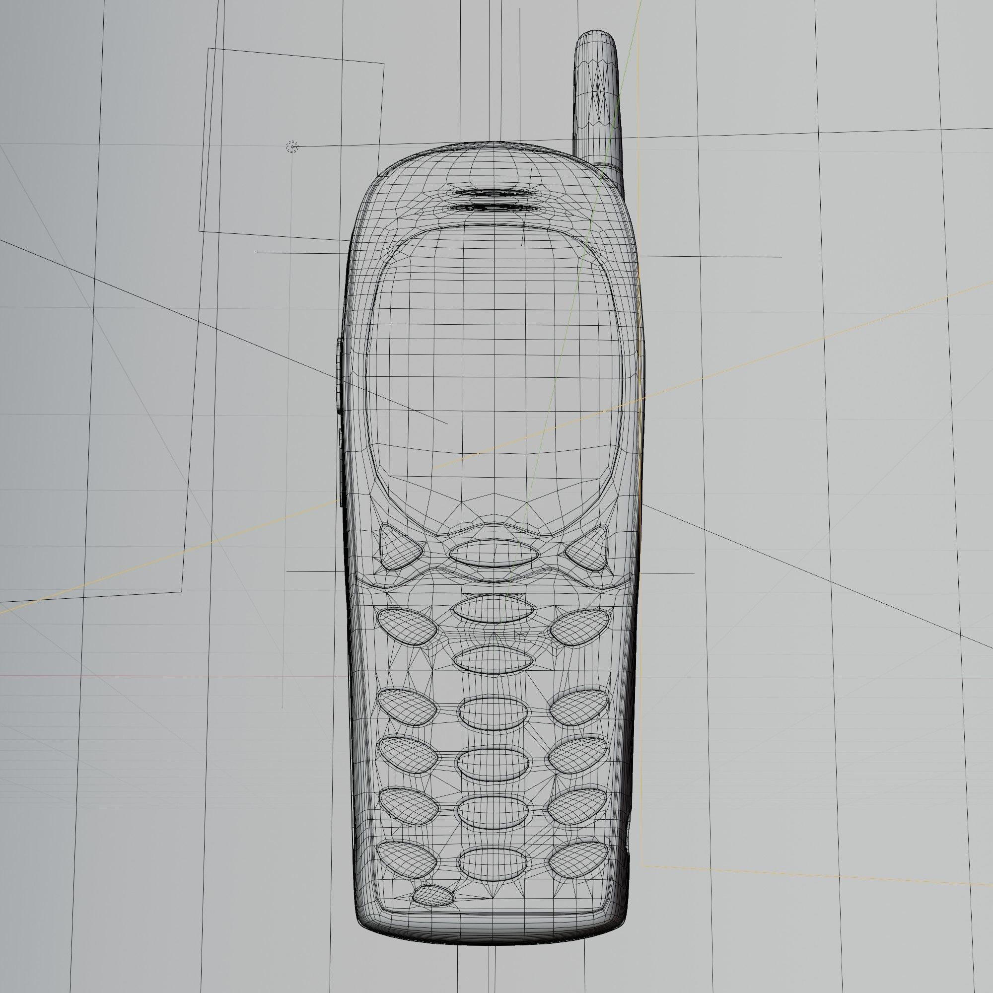 Motorola talkabout 2000s telephone 3D model | CGTrader