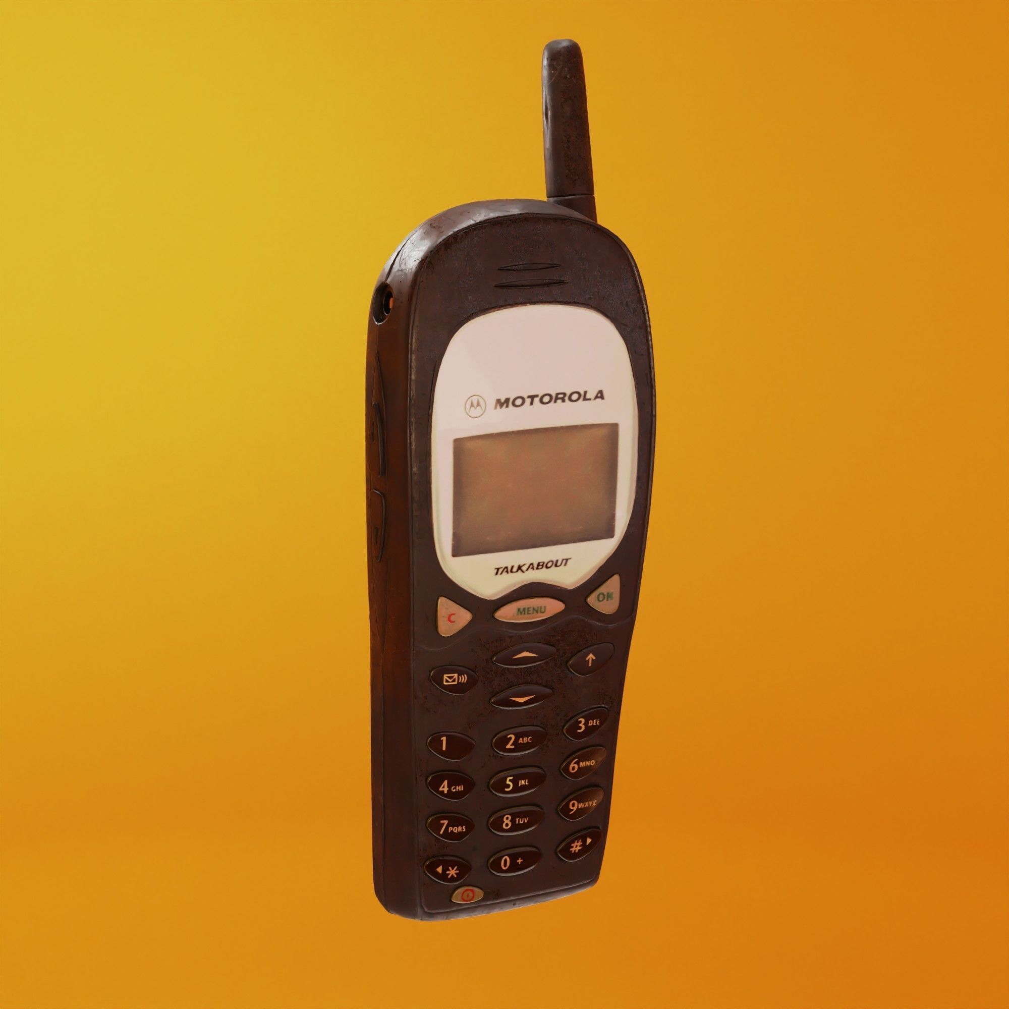 Motorola talkabout 2000s telephone 3D model | CGTrader