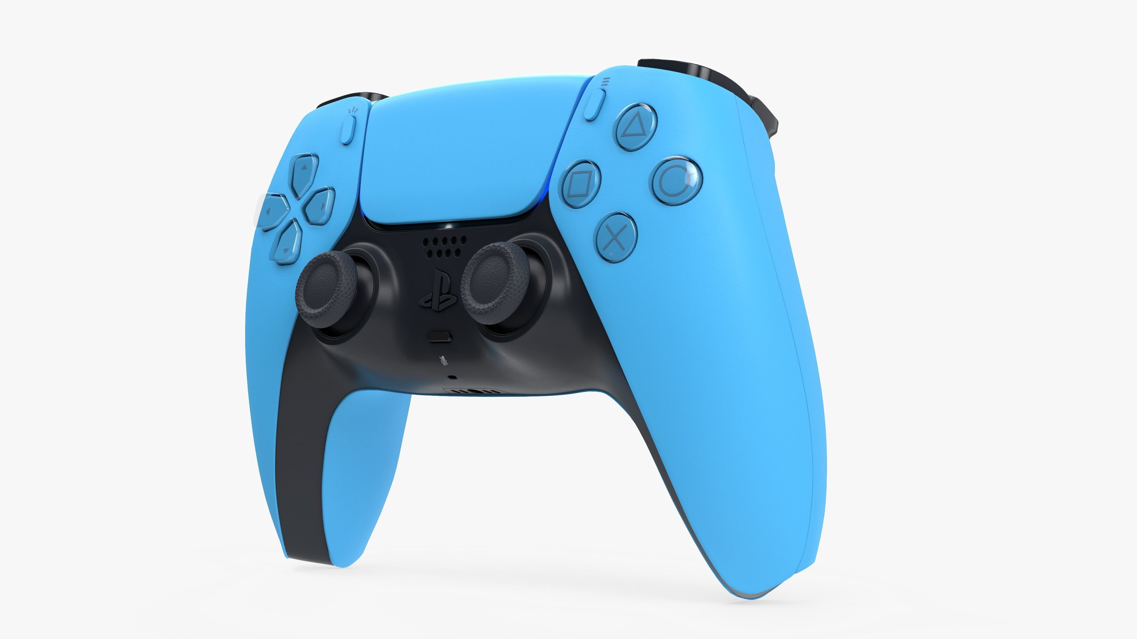 3D model Dualsense Starlight Blue VR / AR / low-poly | CGTrader