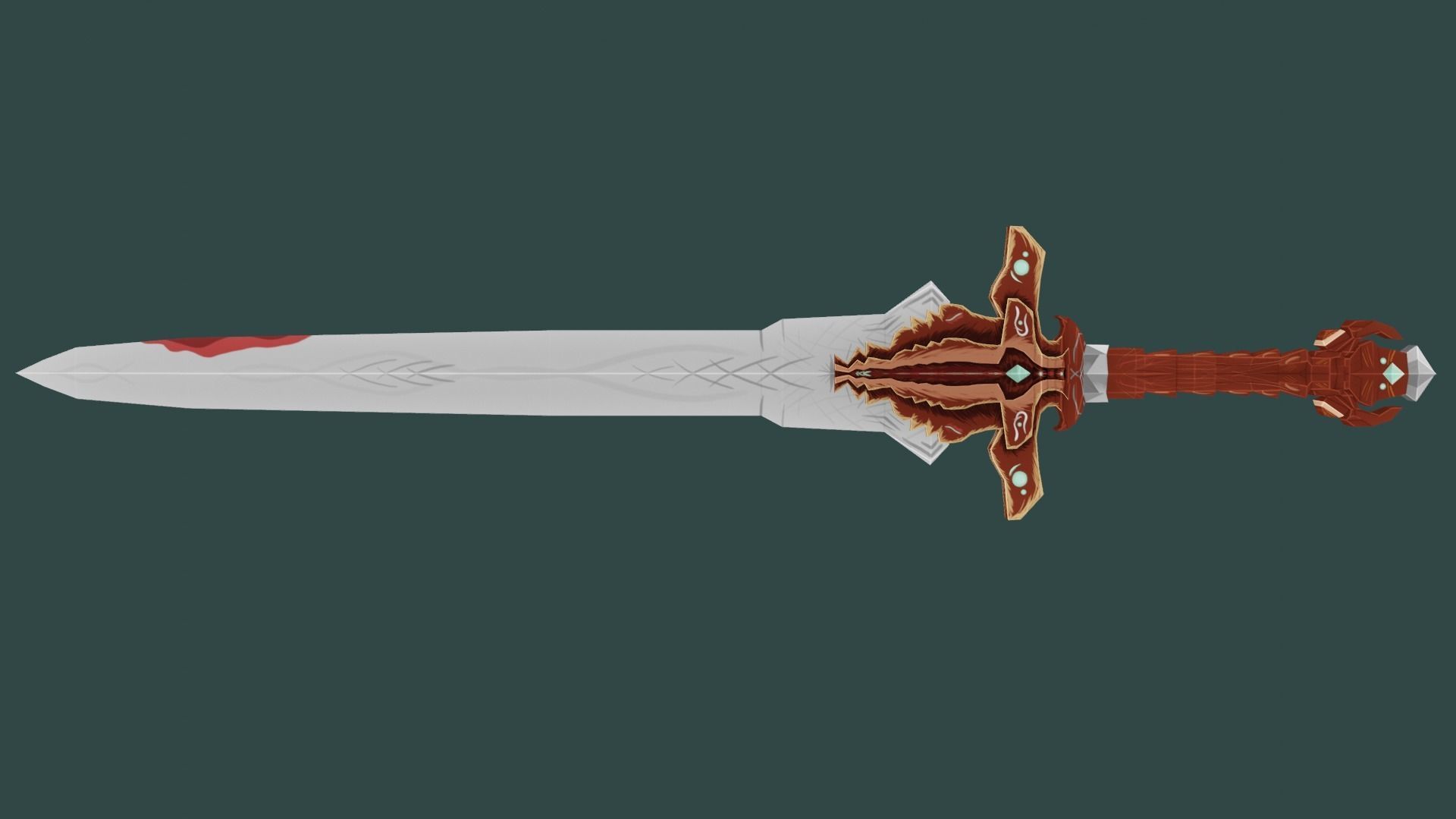 3D model Unique Stylized Sword Design VR / AR / low-poly | CGTrader