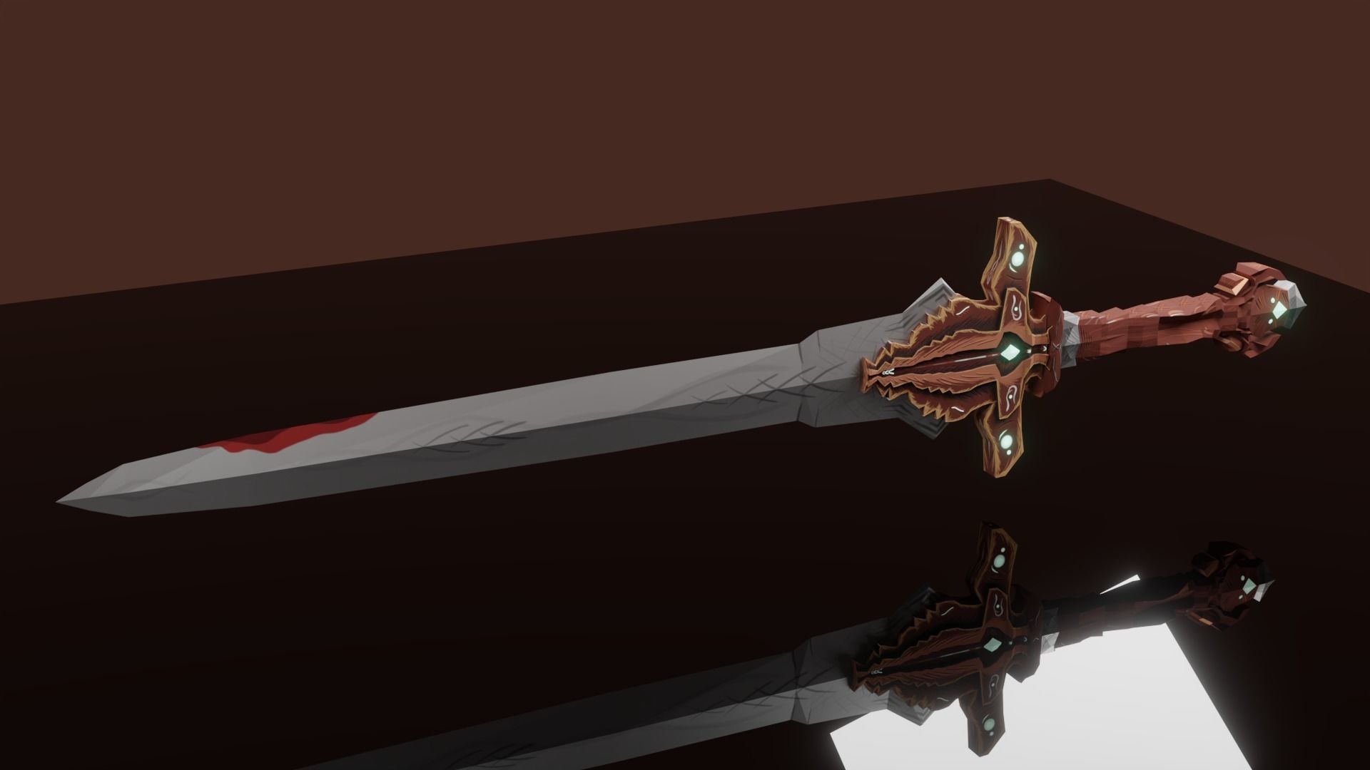 3D model Unique Stylized Sword Design VR / AR / low-poly | CGTrader