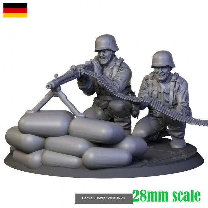 German Soldiers collection WW2 in 28 mm | CGTrader