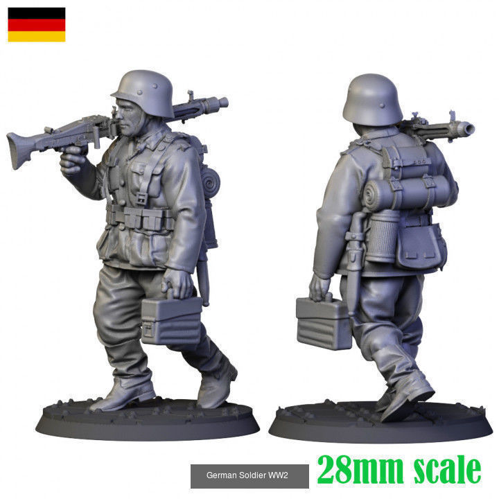 German Soldiers collection WW2 in 28 mm | CGTrader