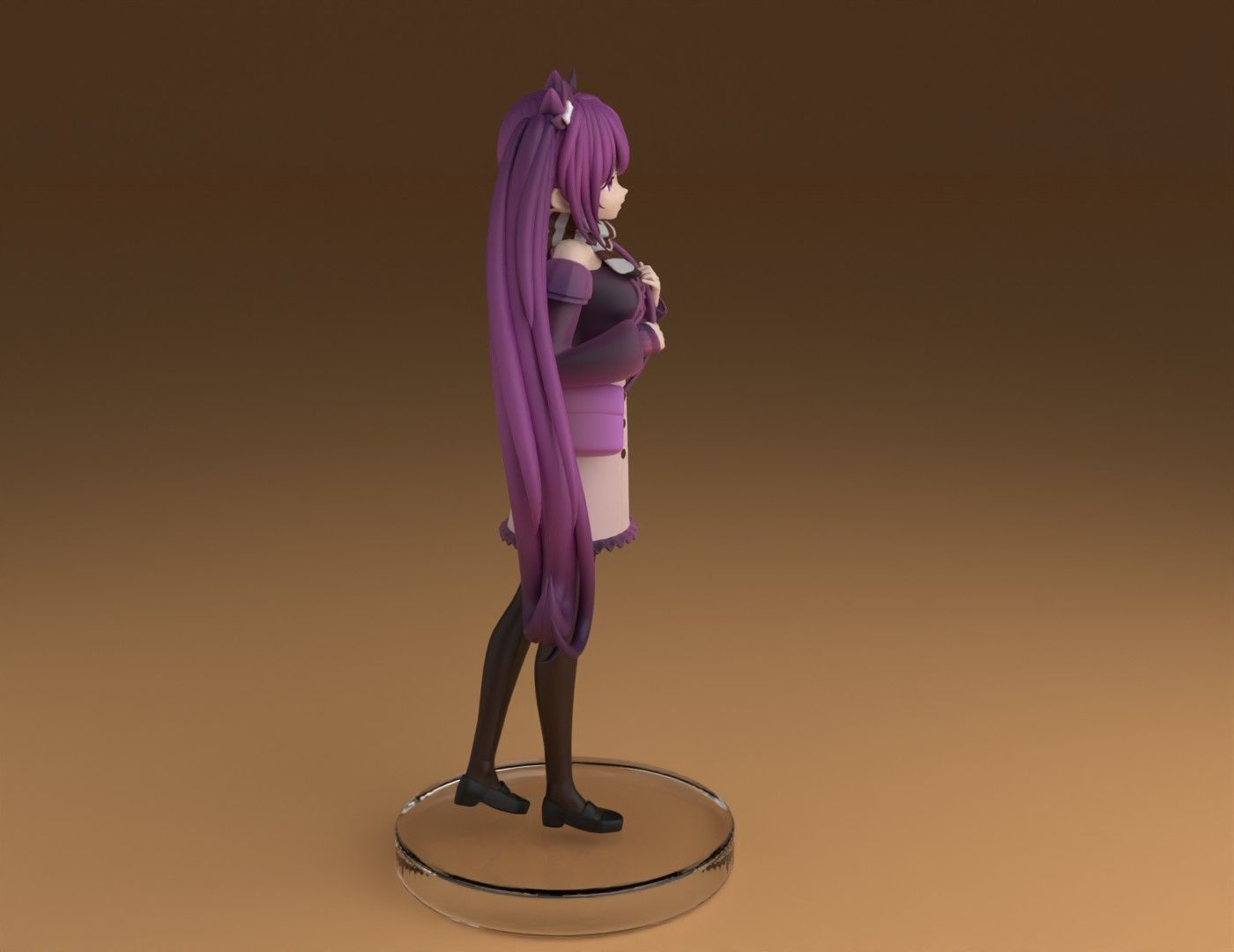 genshin keqing 3D model 3D printable | CGTrader