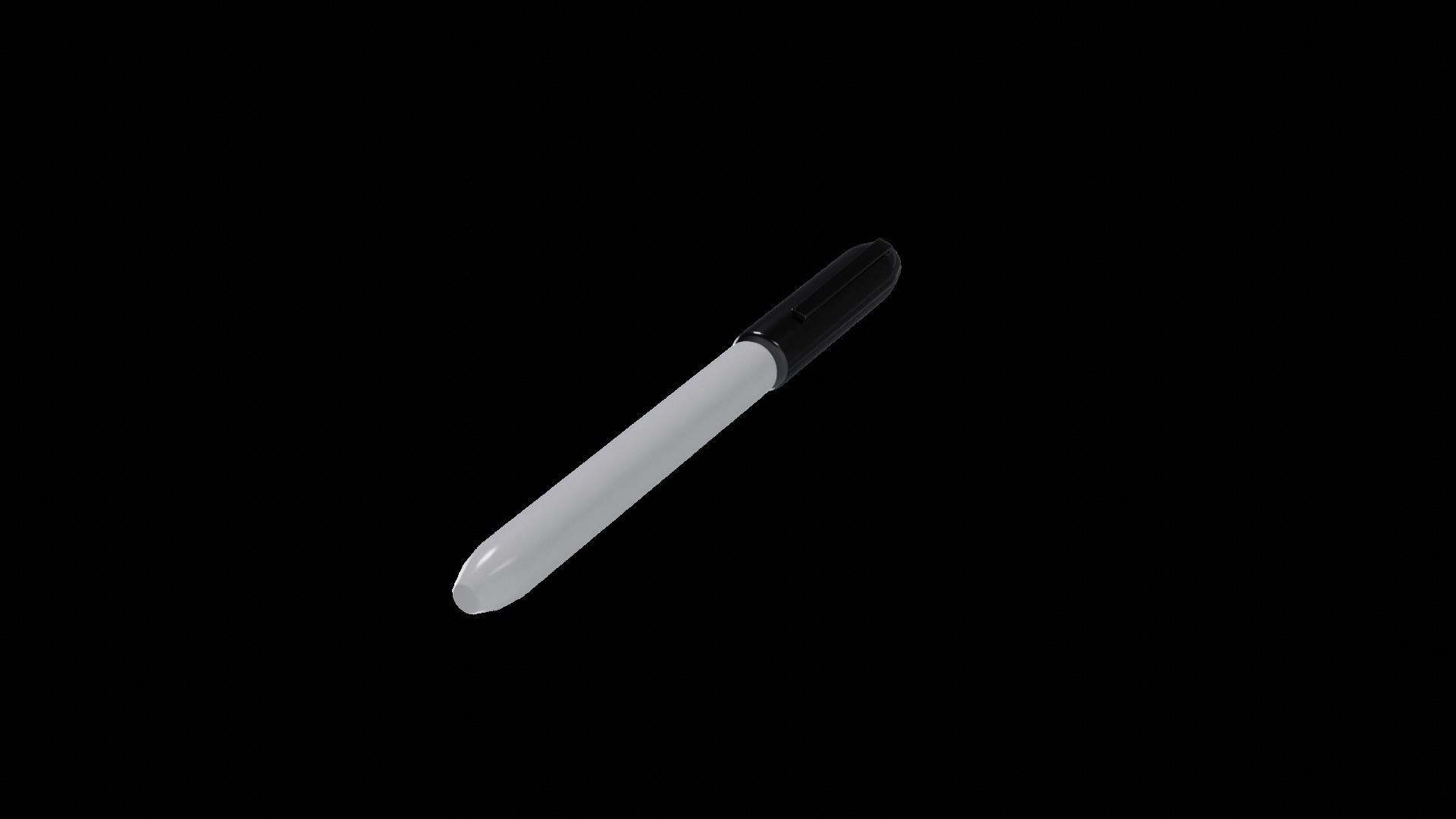 Sharpie Permanent Marker 3D model | CGTrader