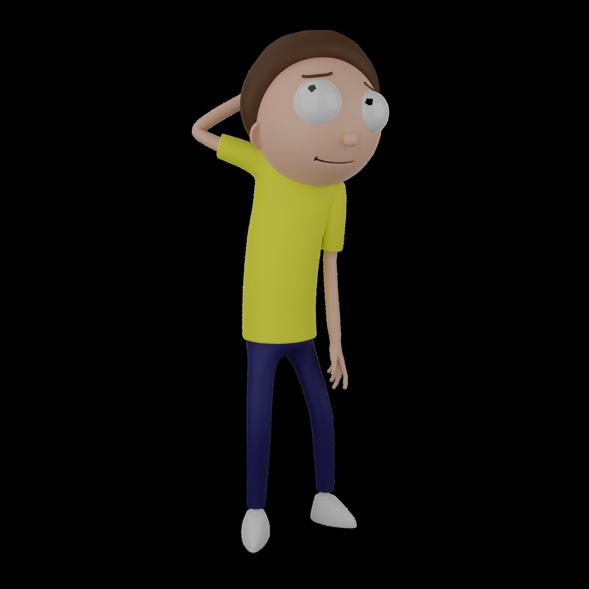 Rick and Morty sculpture 3D model 3D printable | CGTrader