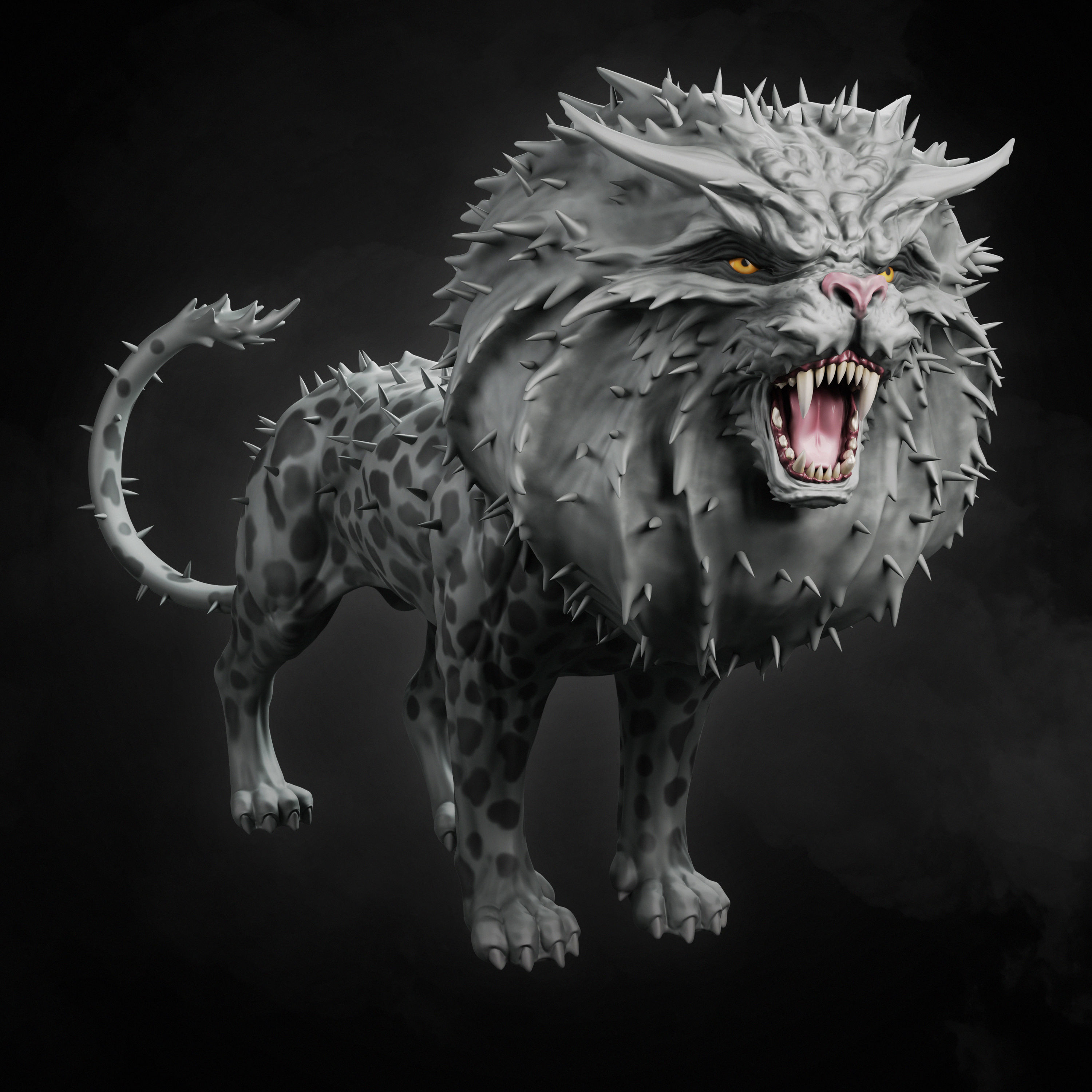 nundu harry potter fanart 3D model 3D printable | CGTrader