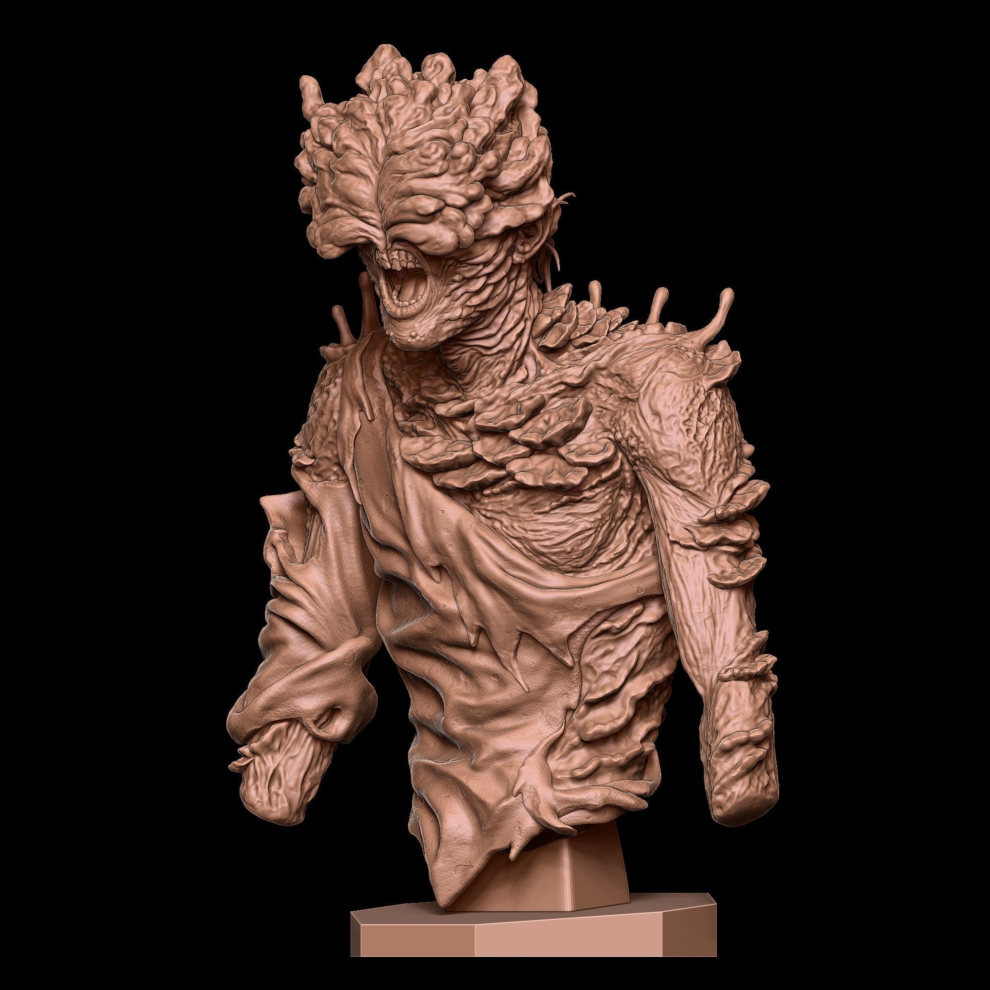 clicker the Last of Us fanart 3D model 3D printable | CGTrader