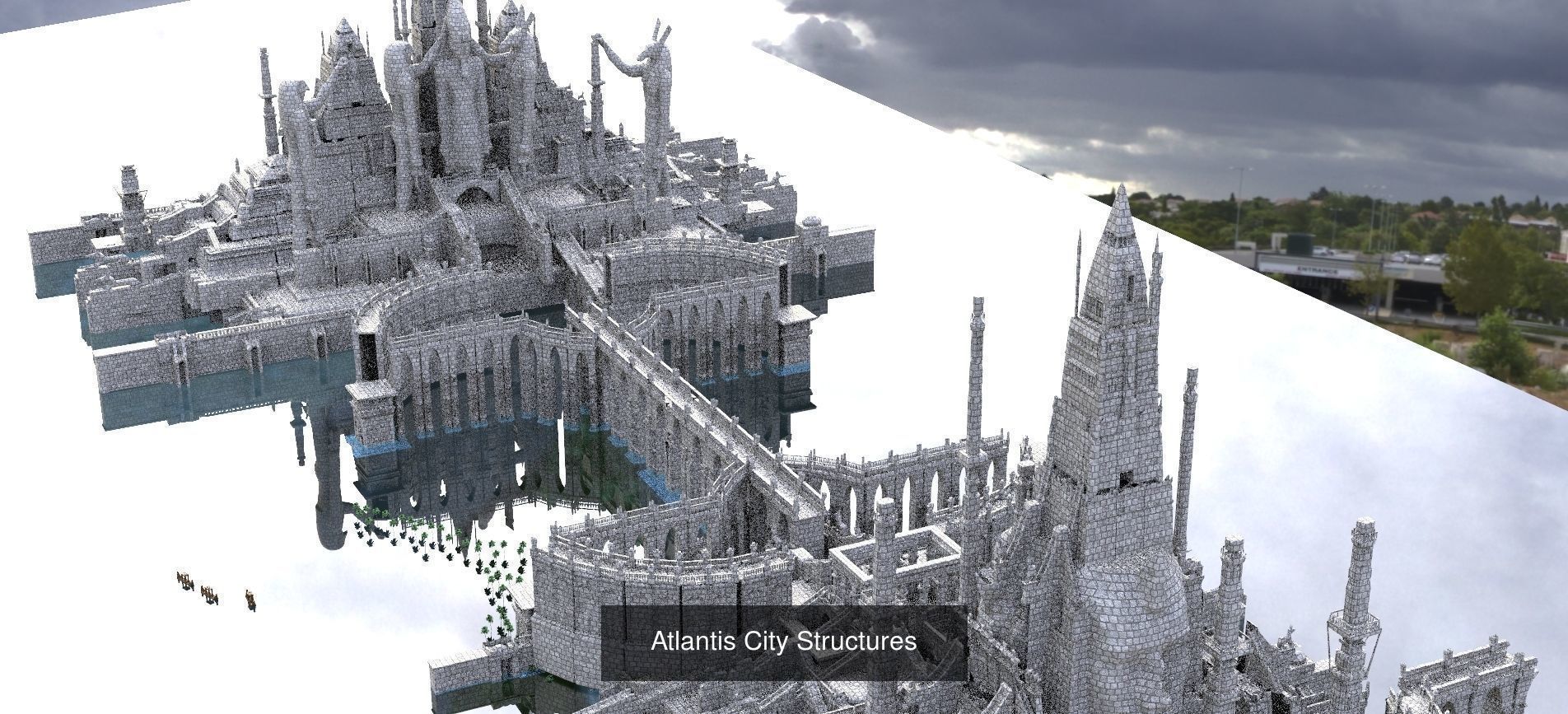 Atlantis Architecture collection 1 | CGTrader
