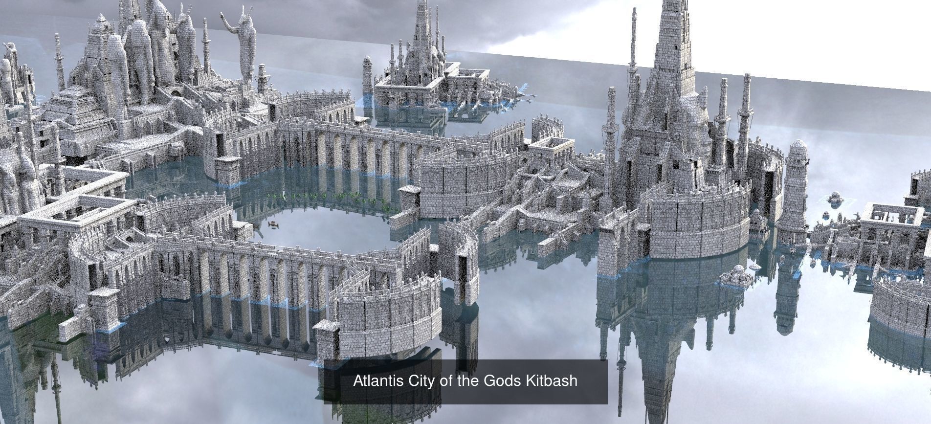 Atlantis Architecture collection 1 | CGTrader