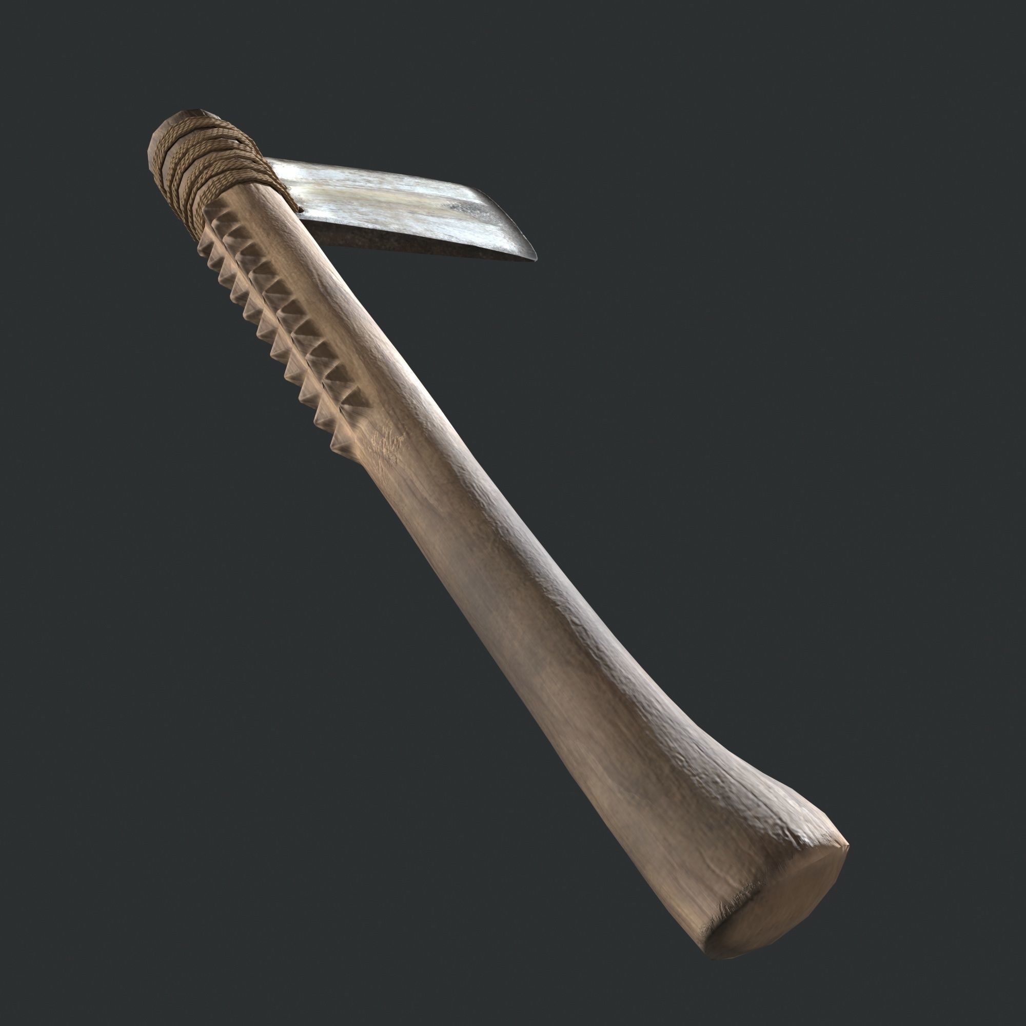 3D model Ancient Bone Ax VR / AR / low-poly | CGTrader