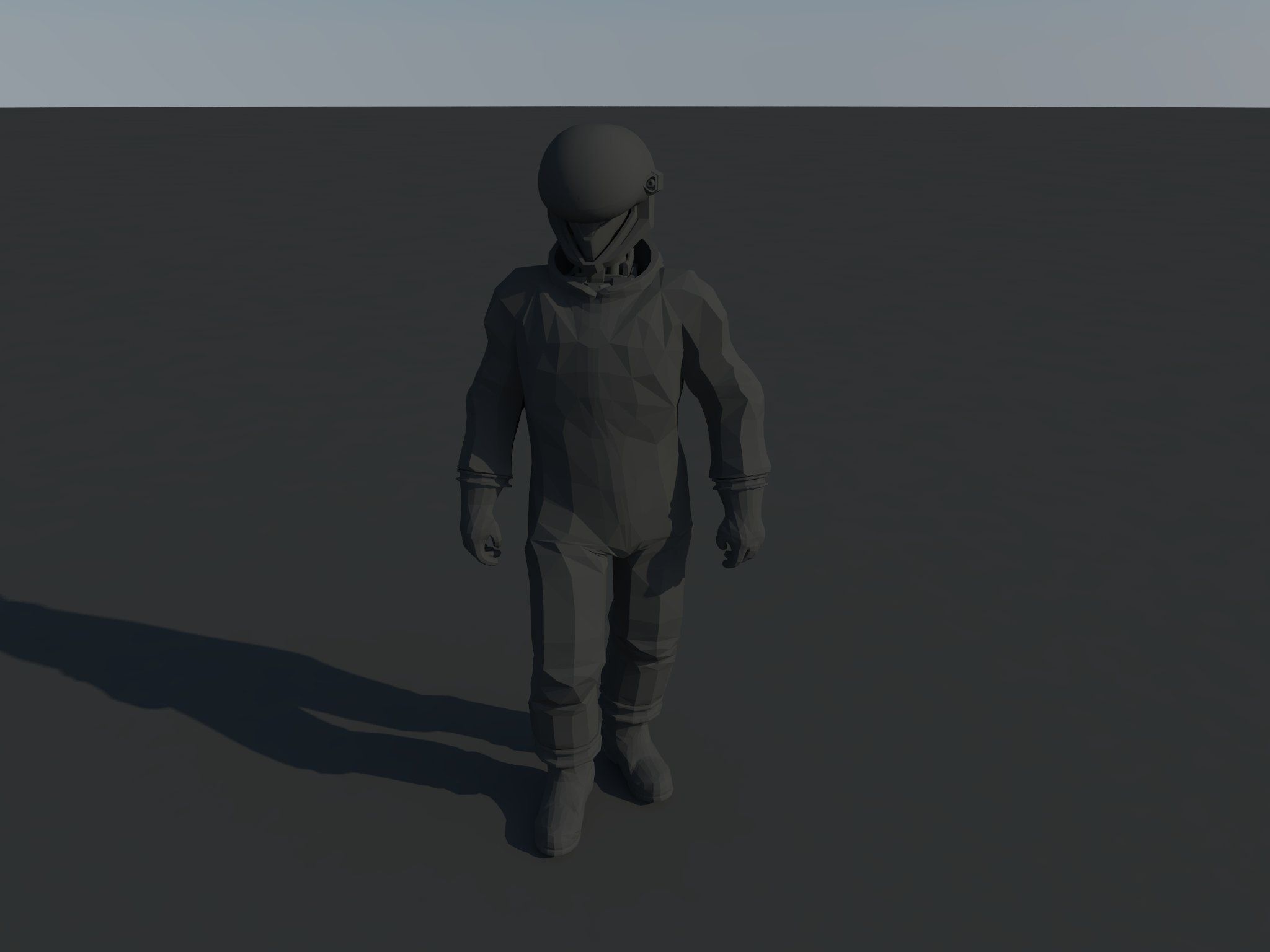 humanoid robot 25mm free 3D model 3D printable | CGTrader