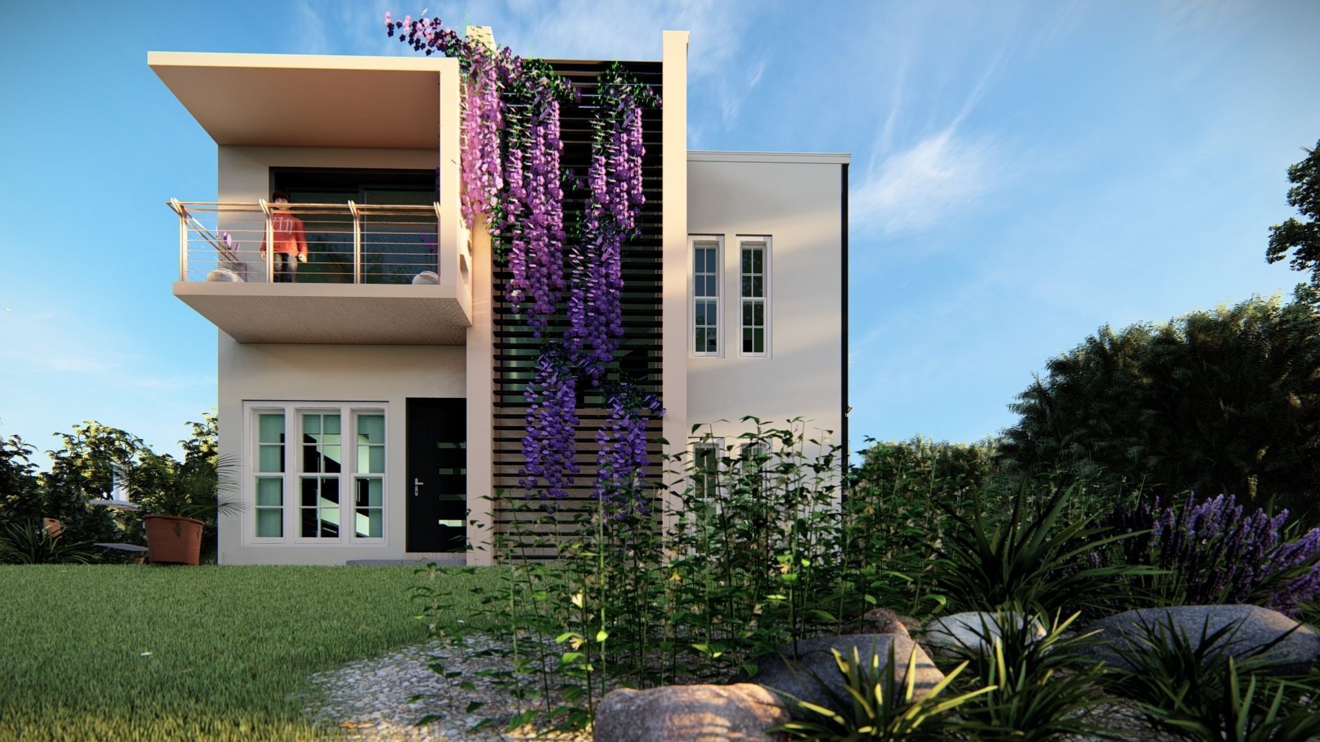 3D model 3 Bedroom House plan Model VR / AR / low-poly | CGTrader