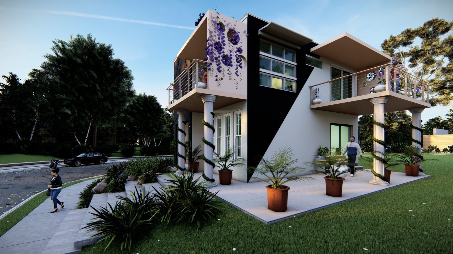 3D model 3 Bedroom House plan Model VR / AR / low-poly | CGTrader