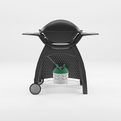 3D model Weber Barbecue and Grill 3D Model VR / AR / low-poly | CGTrader