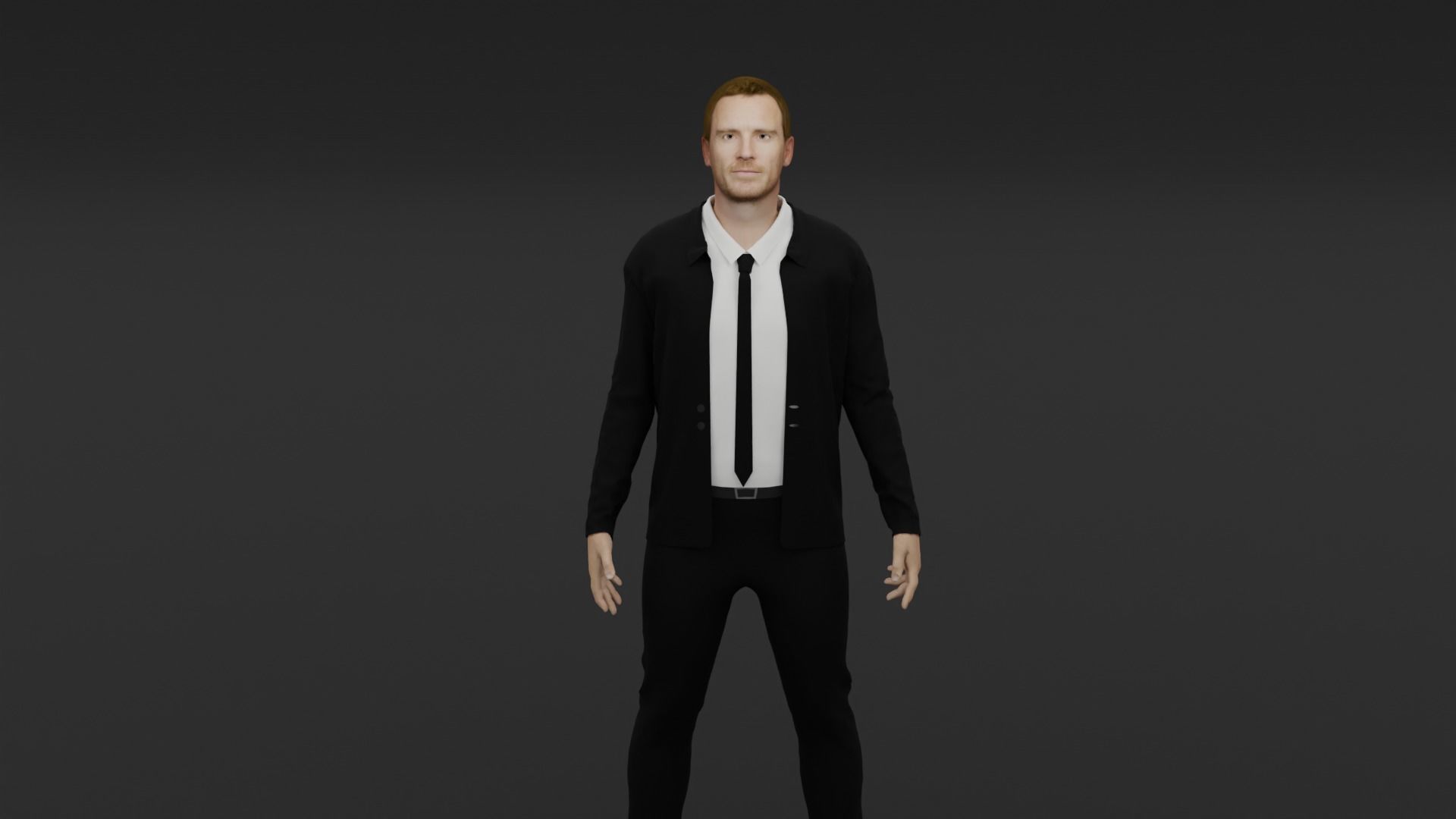 3D model Michael Fassbender VR / AR / low-poly | CGTrader