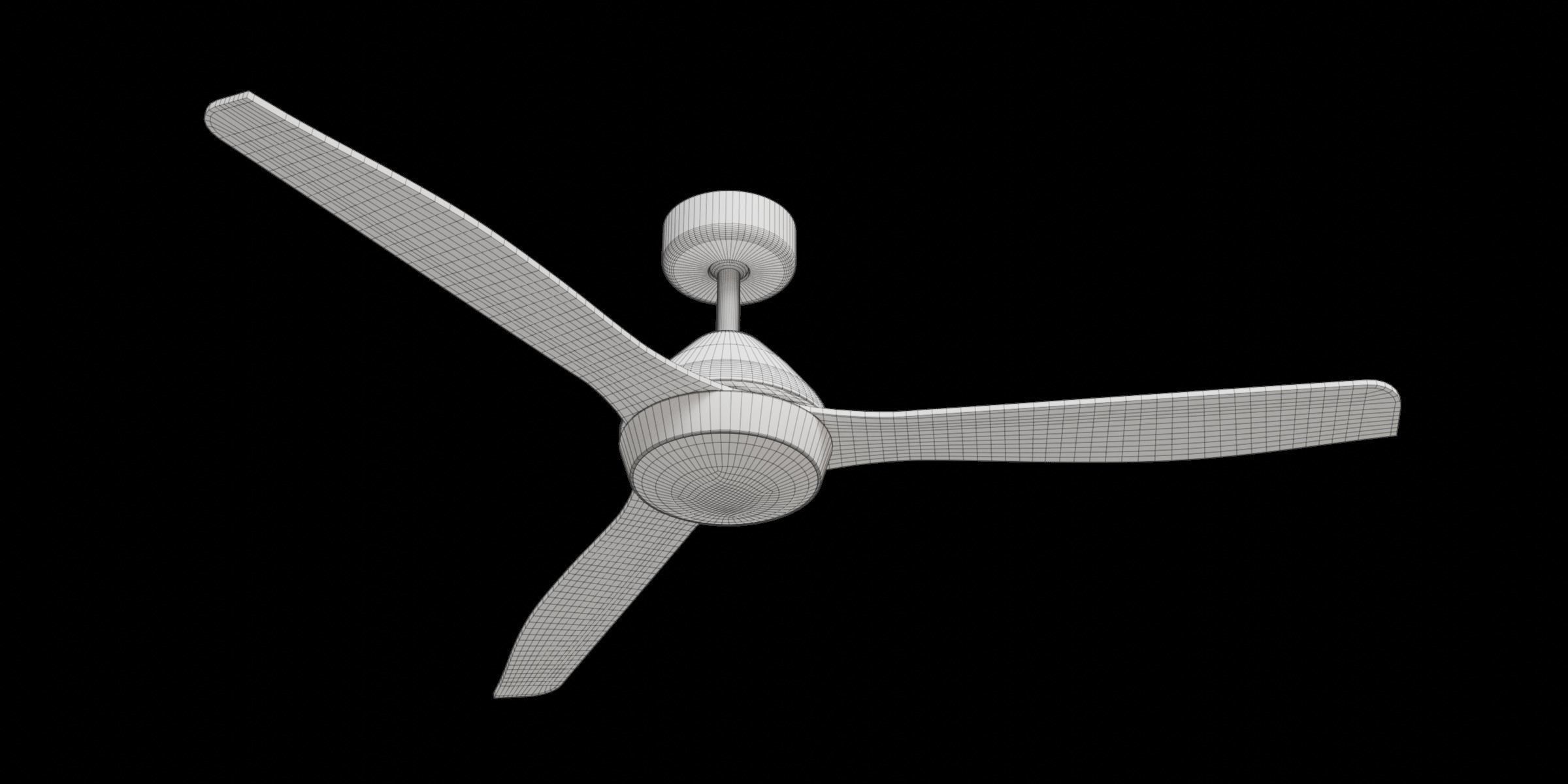 3D model Bali Dc Ceiling Fan VR / AR / low-poly | CGTrader