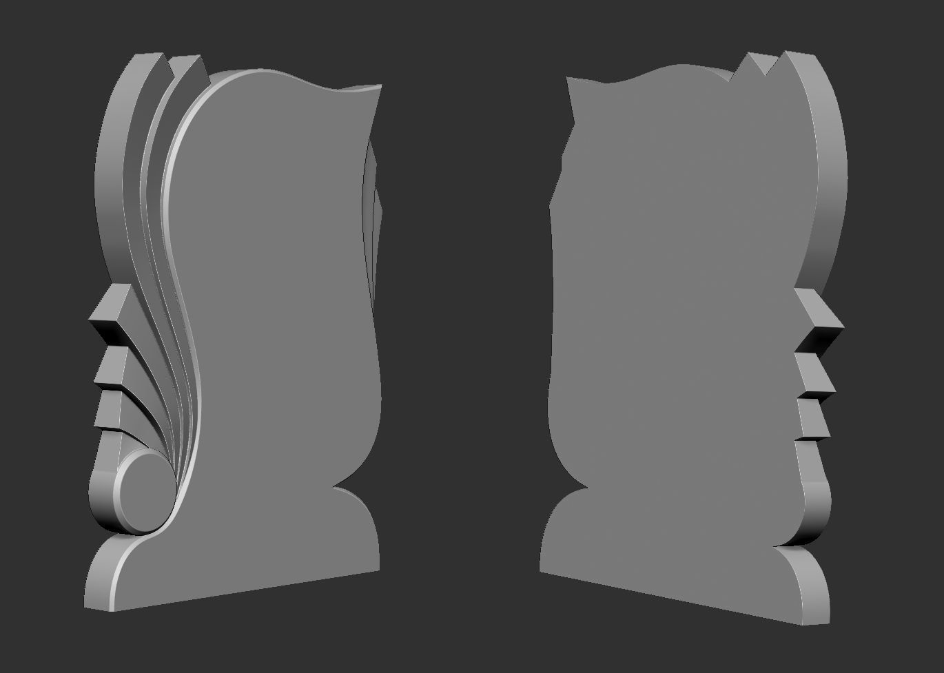 Memorial Tombstones 3D model 3D printable | CGTrader