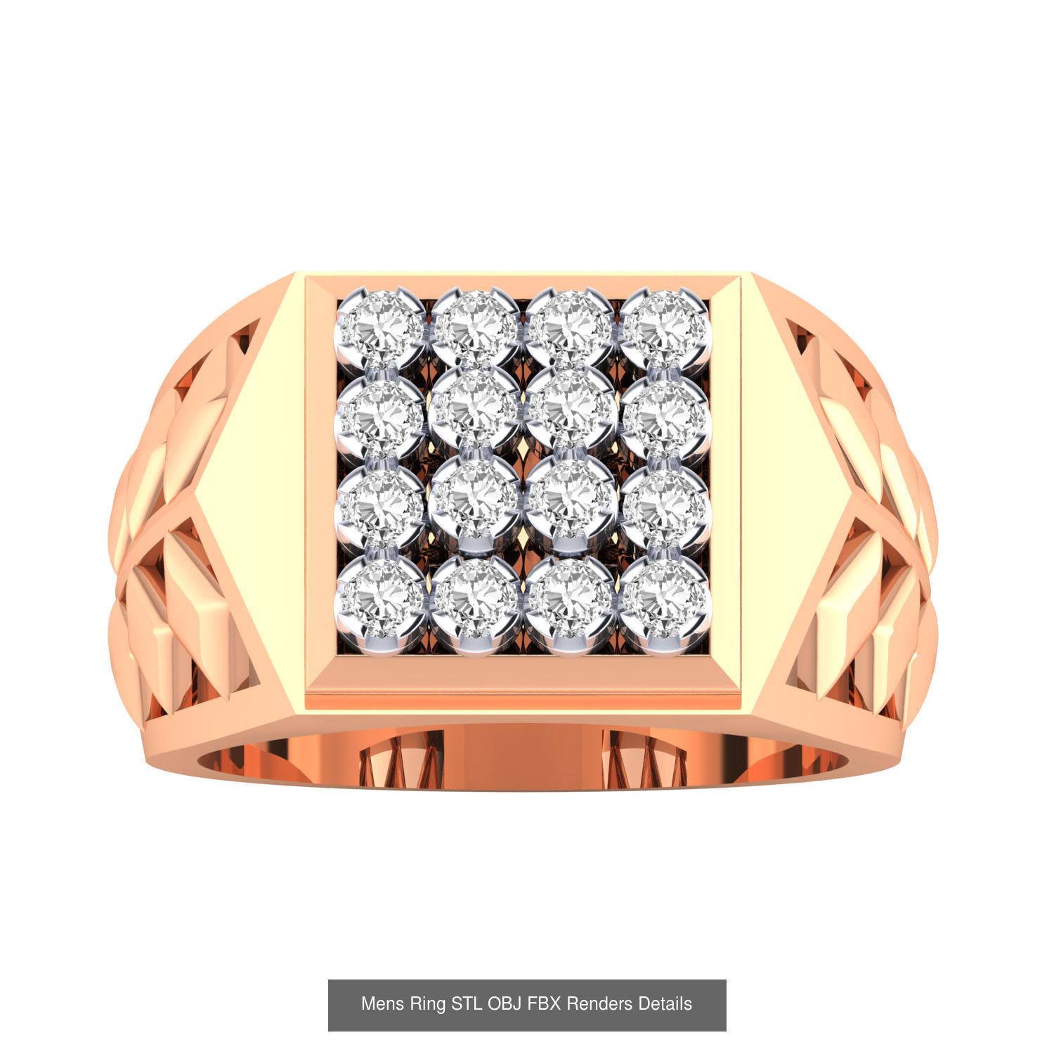 38 Mens Rings STL OBJ FBX Renders Details Collection | CGTrader