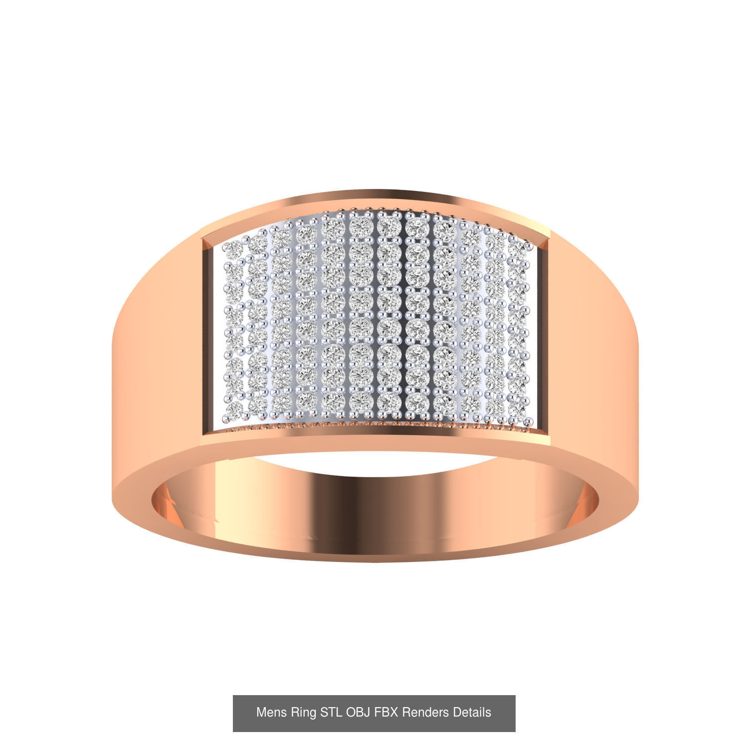 38 Mens Rings STL OBJ FBX Renders Details Collection | CGTrader