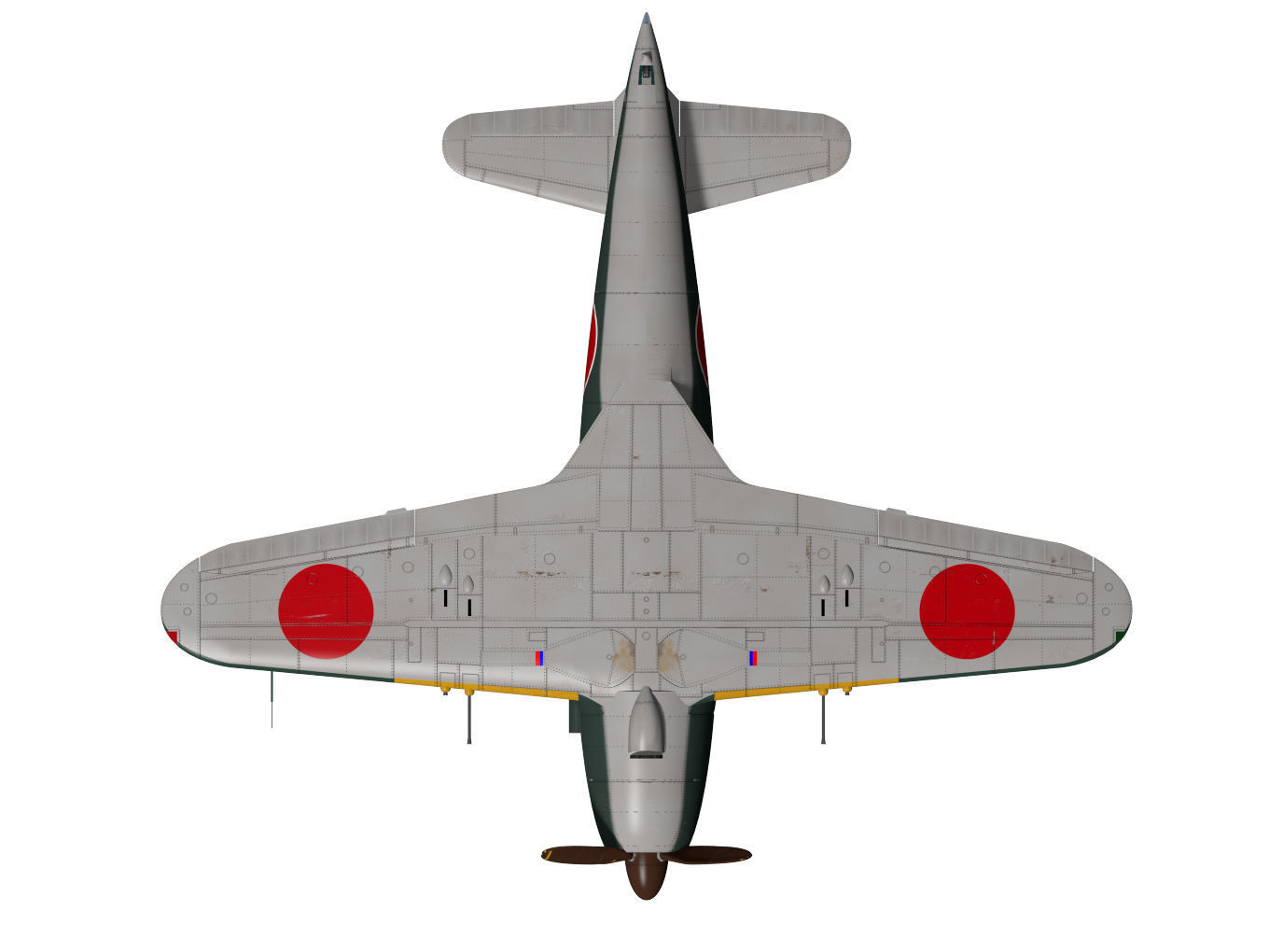 Mitsubishi J2M4 RAIDEN 3D model | CGTrader