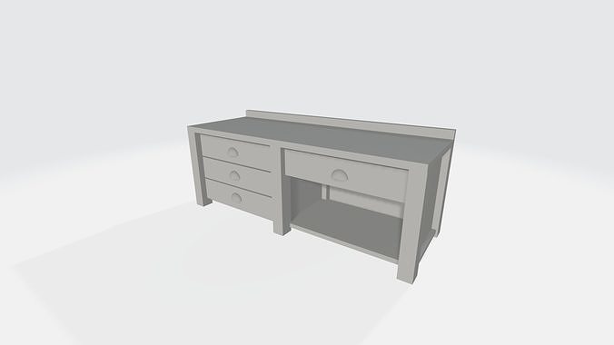 Simple Table for modeling and texturing free 3D model | CGTrader