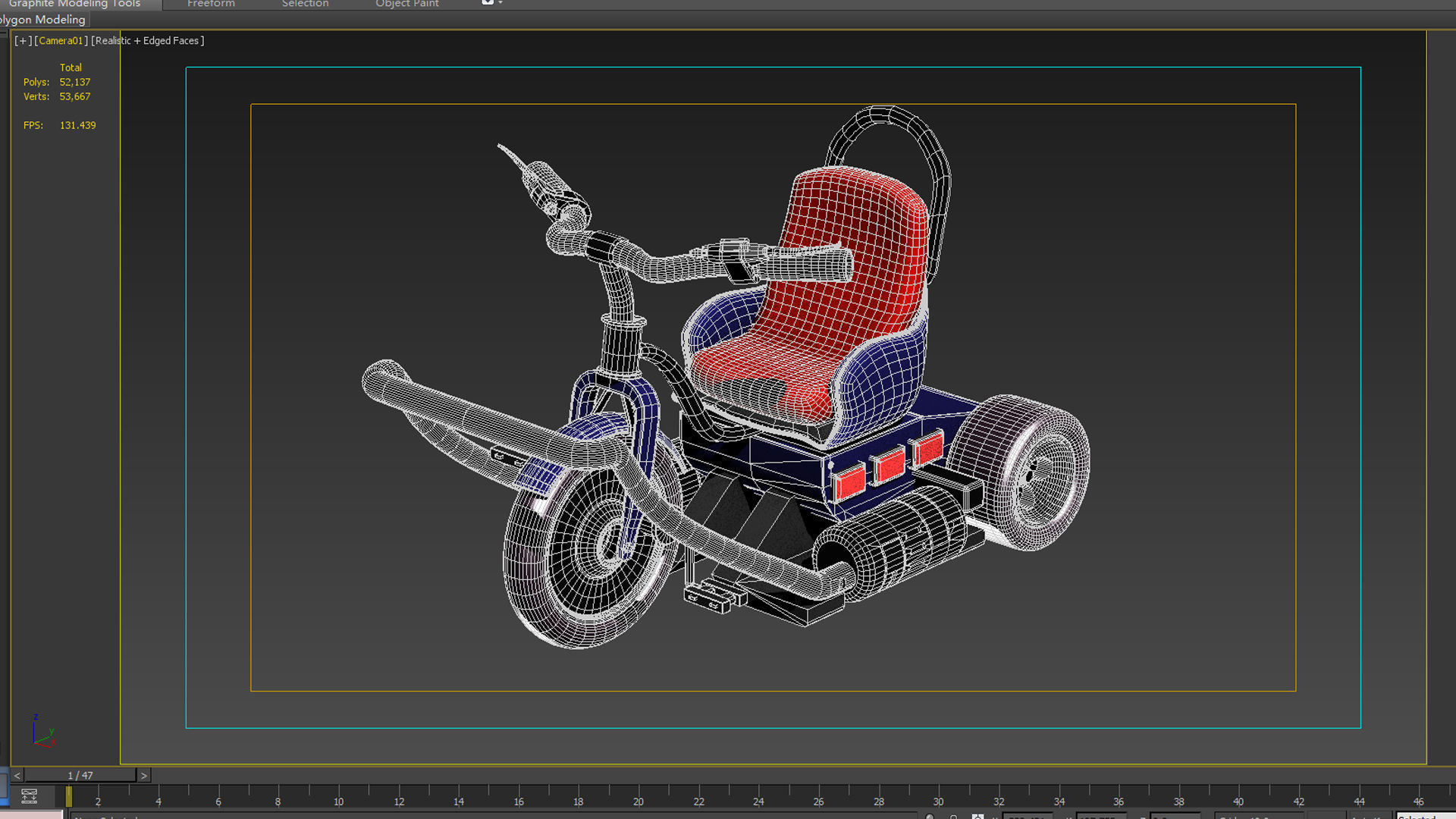 toon cartoon wheel vehiclerealistic child plastic 3D model | CGTrader
