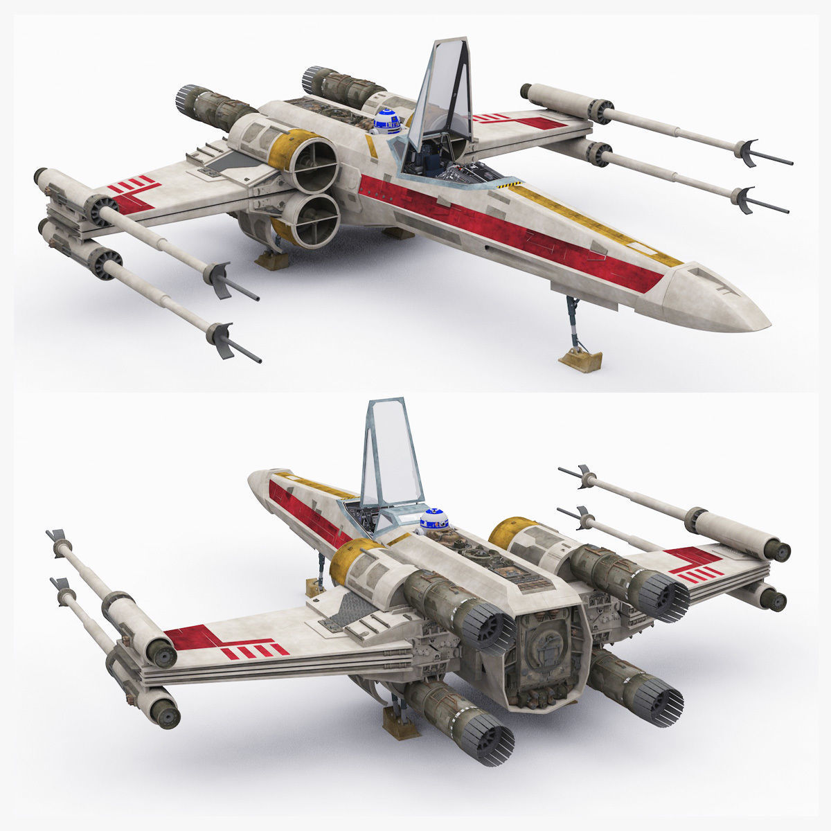 Star Wars X-Wing Starfighter 3D model | CGTrader