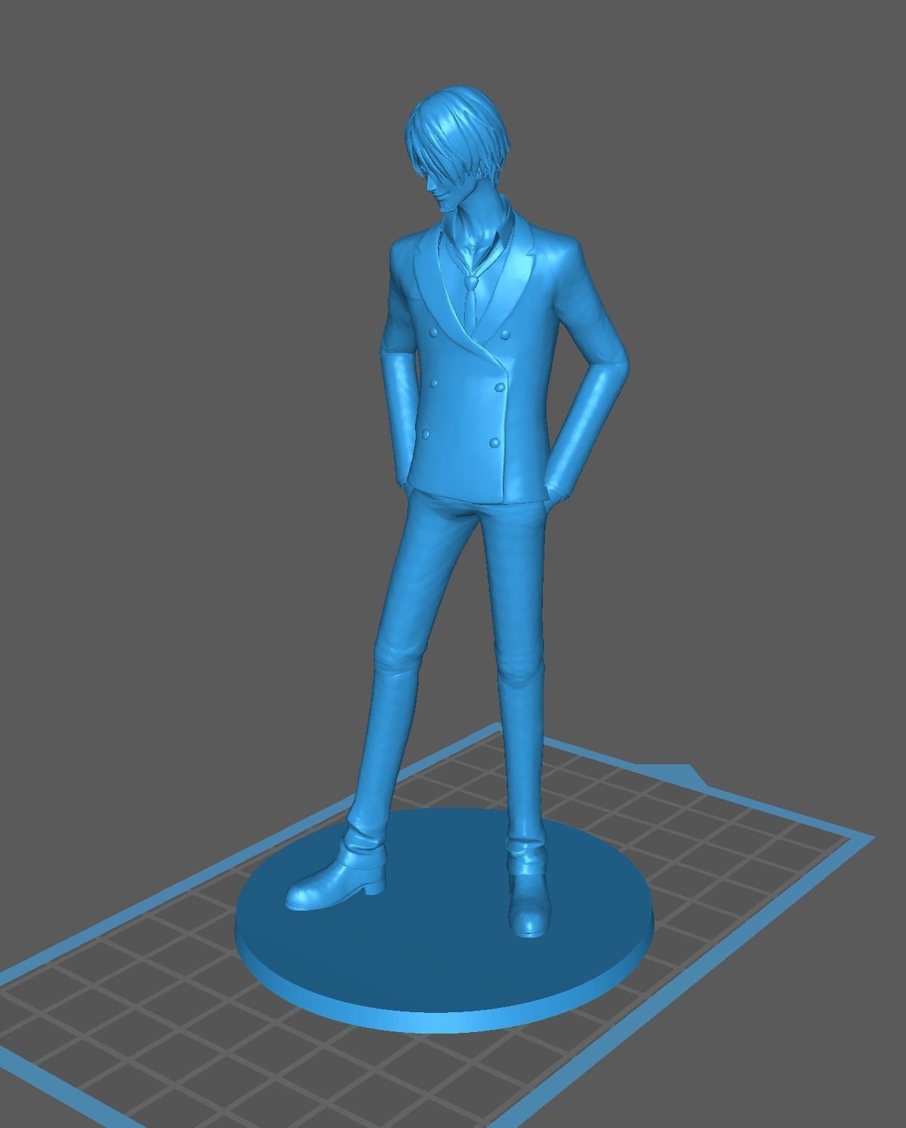 Sanji time skip - One Piece 3D print model 3D model 3D printable | CGTrader