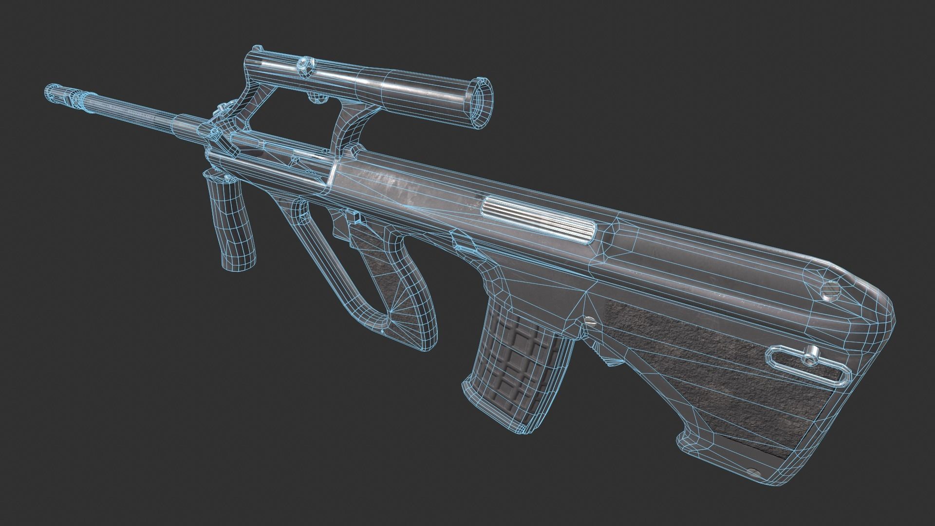 3D model Steyr Aug VR / AR / low-poly | CGTrader