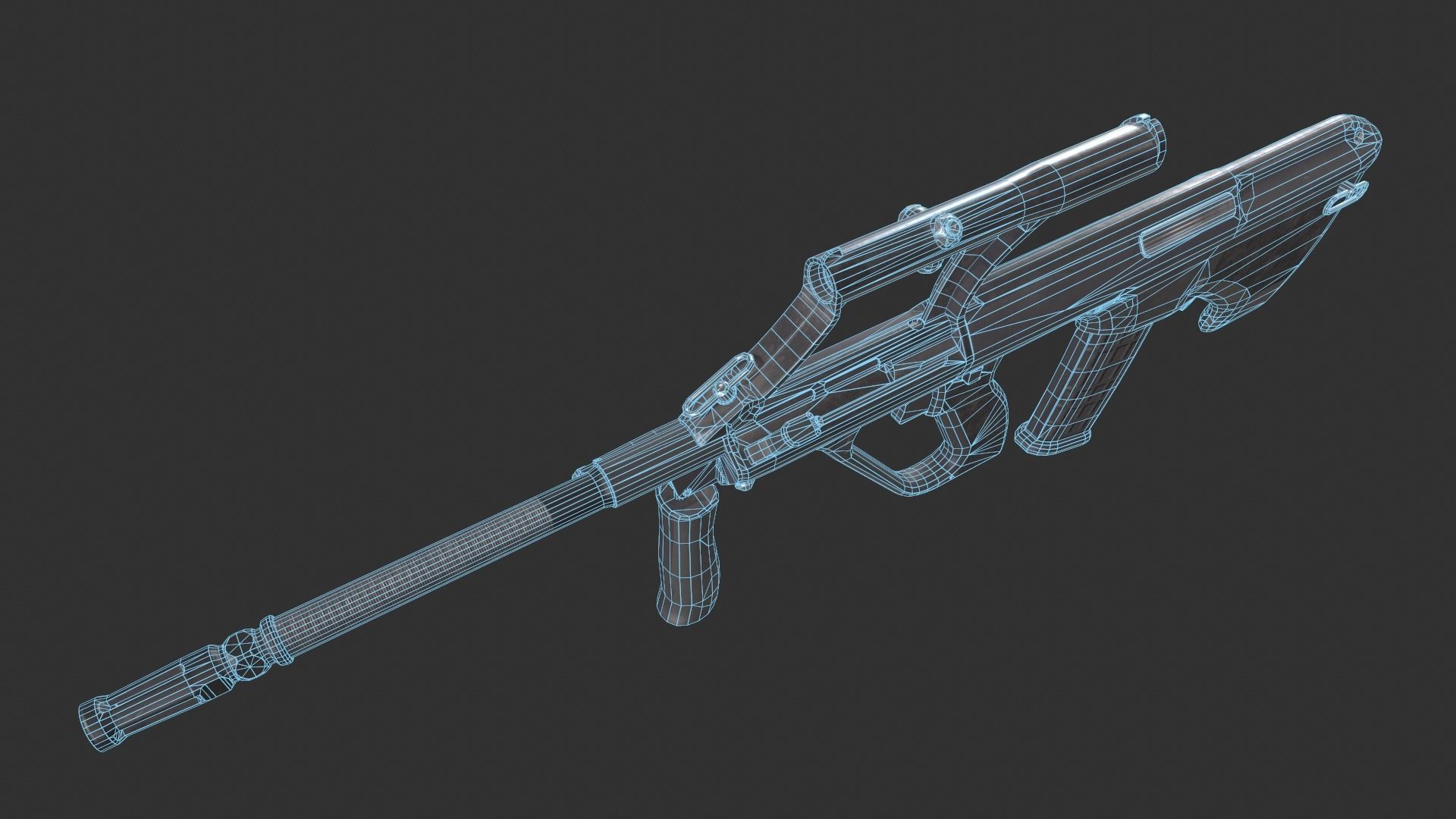 3D model Steyr Aug VR / AR / low-poly | CGTrader