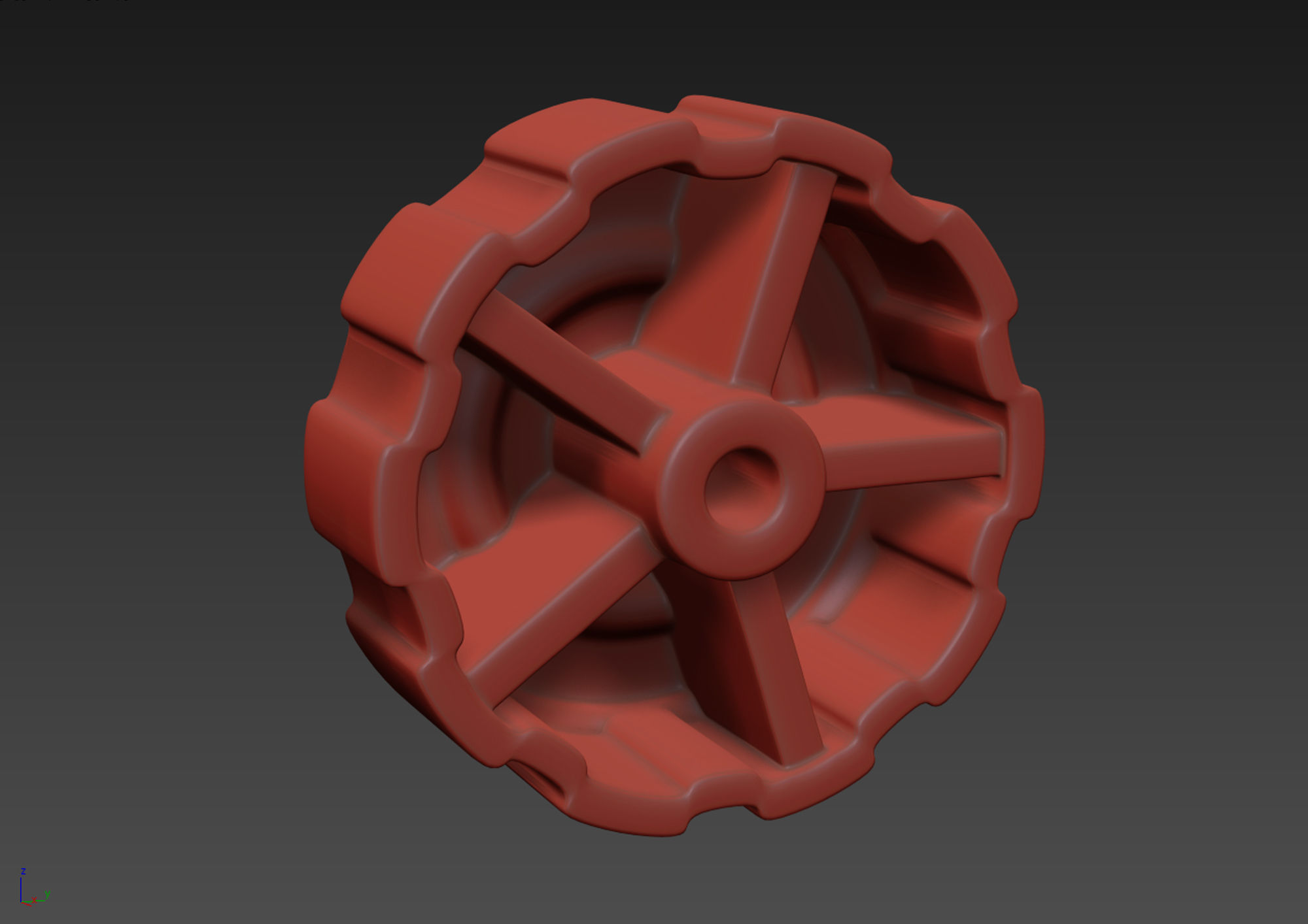 Toy Truck Wheel 3D model 3D model | CGTrader