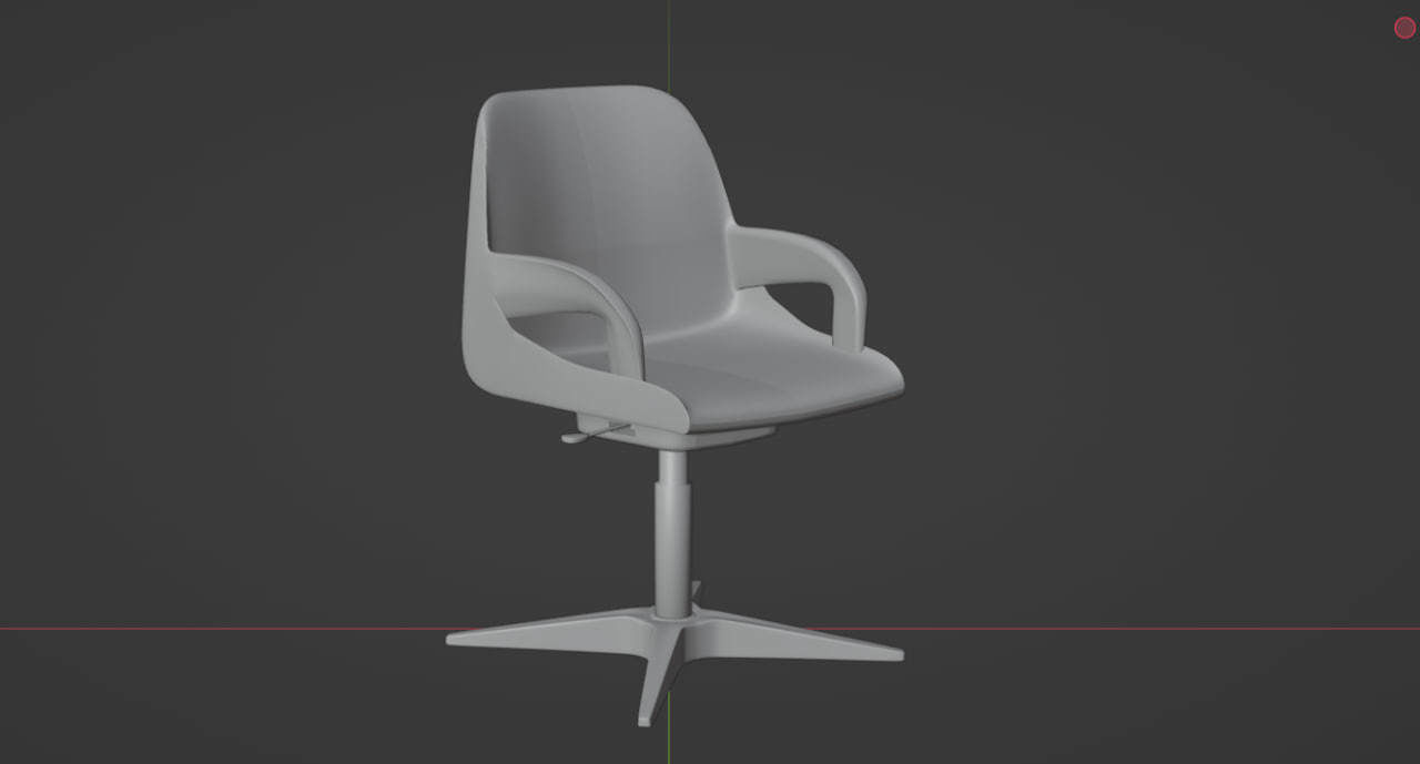 Study Chair Office Chair Ergonomic Design 3D model | CGTrader