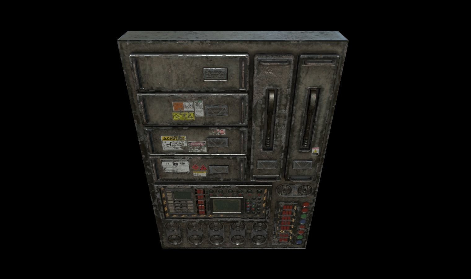 3D model Control Panels pack 1 VR / AR / low-poly | CGTrader