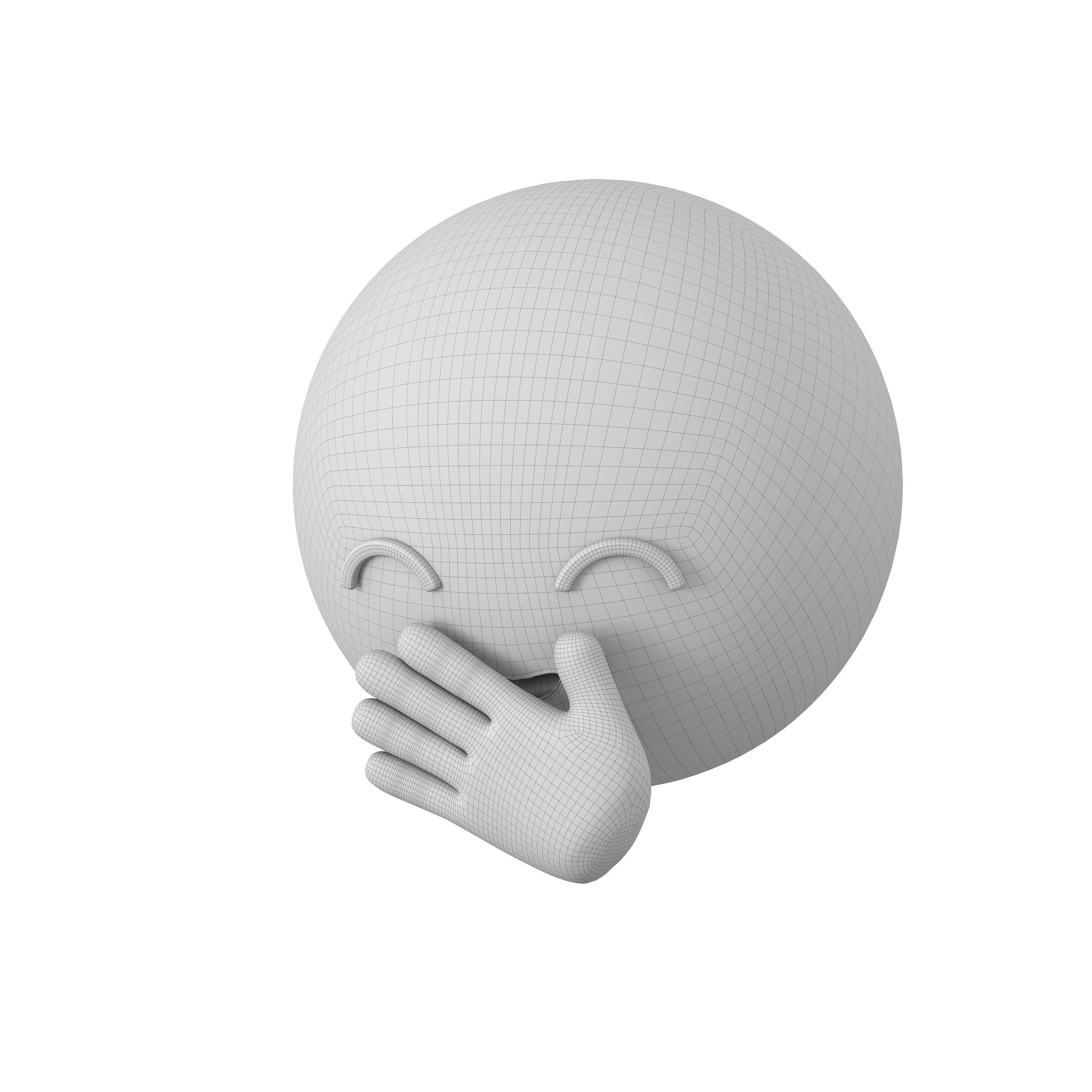 Joke Emoji 3D model | CGTrader