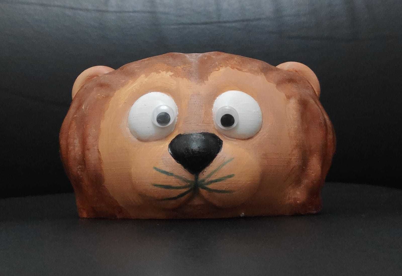 Lion Pot 3D model 3D printable | CGTrader