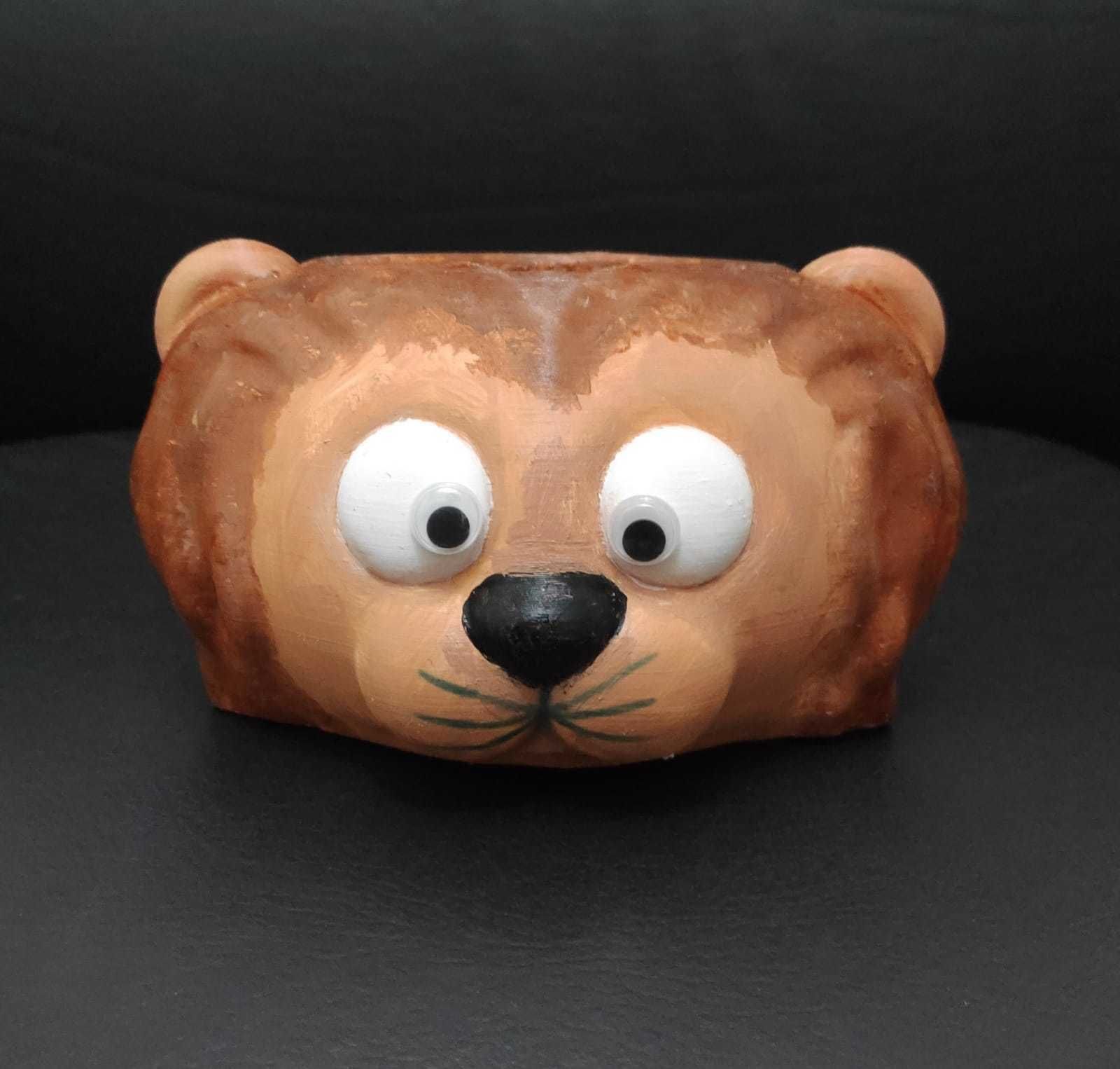 Lion Pot 3D model 3D printable | CGTrader