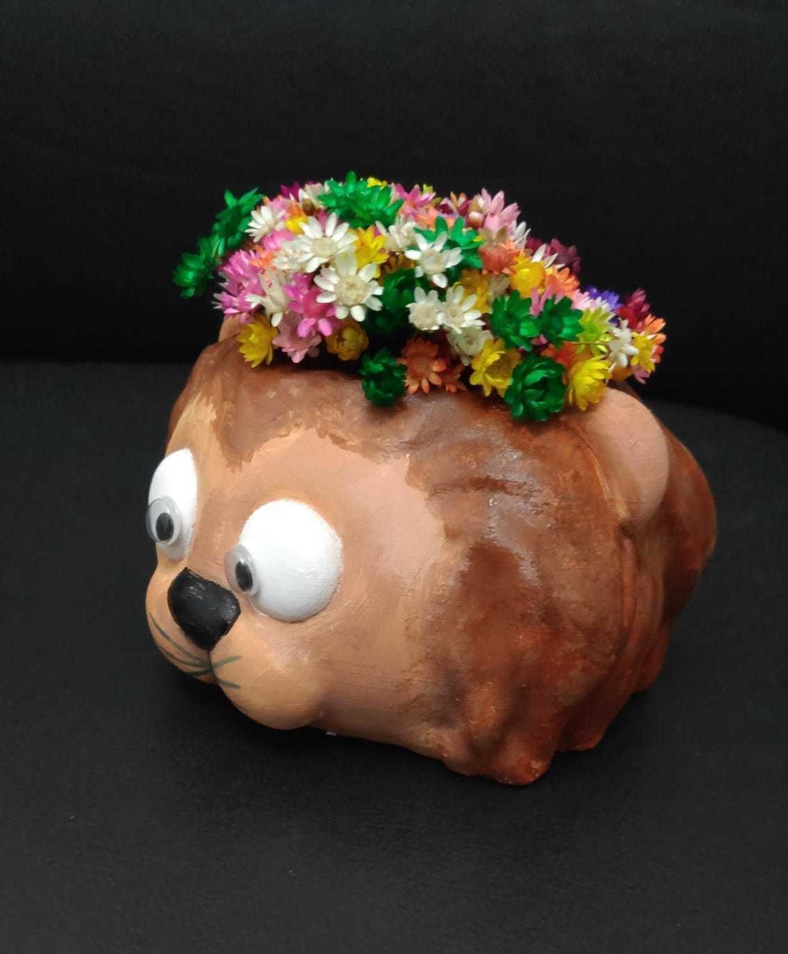 Lion Pot 3D model 3D printable | CGTrader