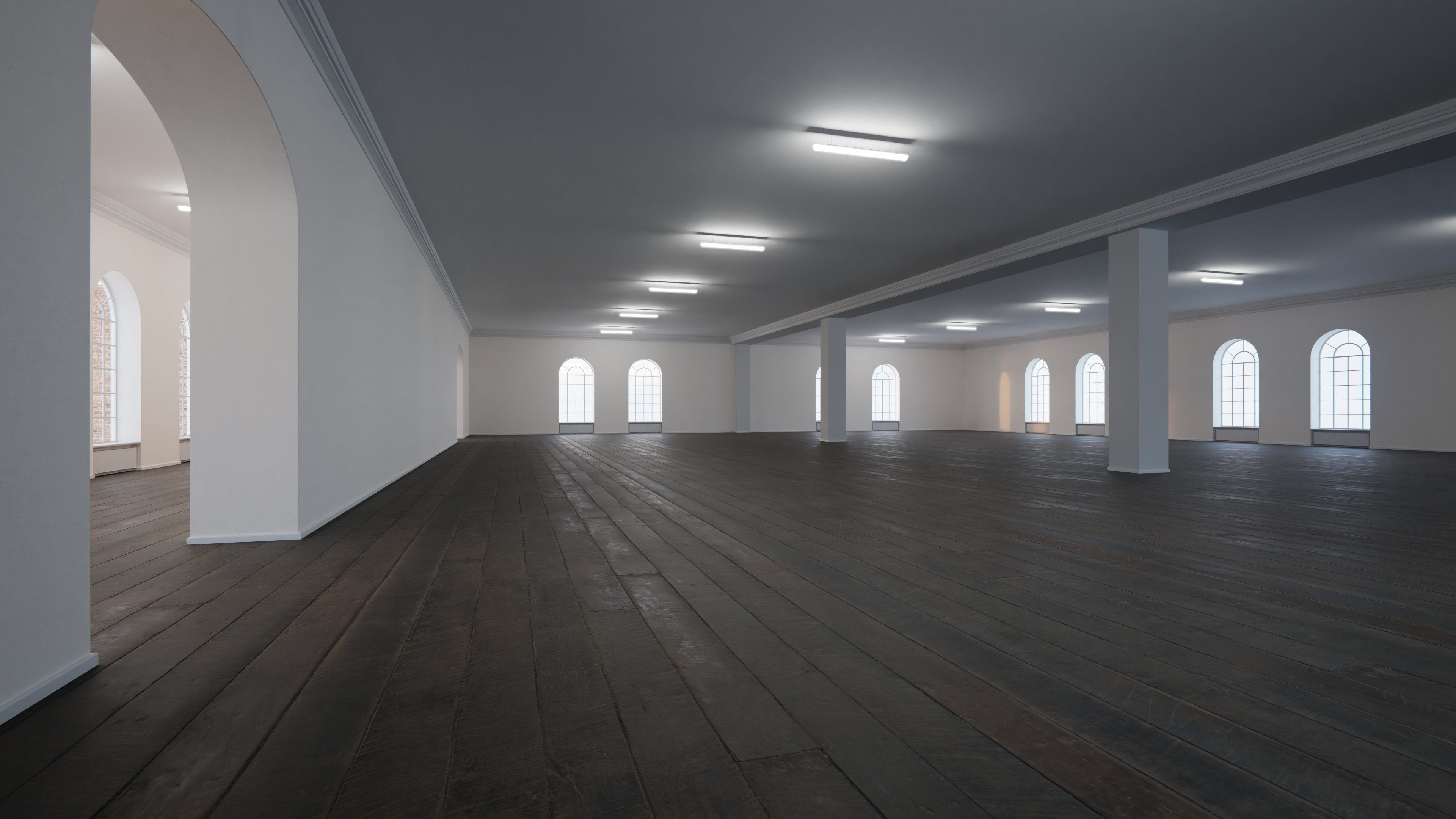 3D model Art Museum Gallery Interior 36 VR / AR / low-poly | CGTrader