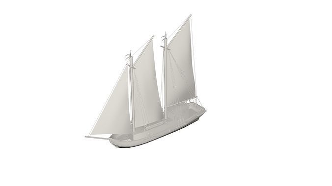 Ship concept 3D model | CGTrader