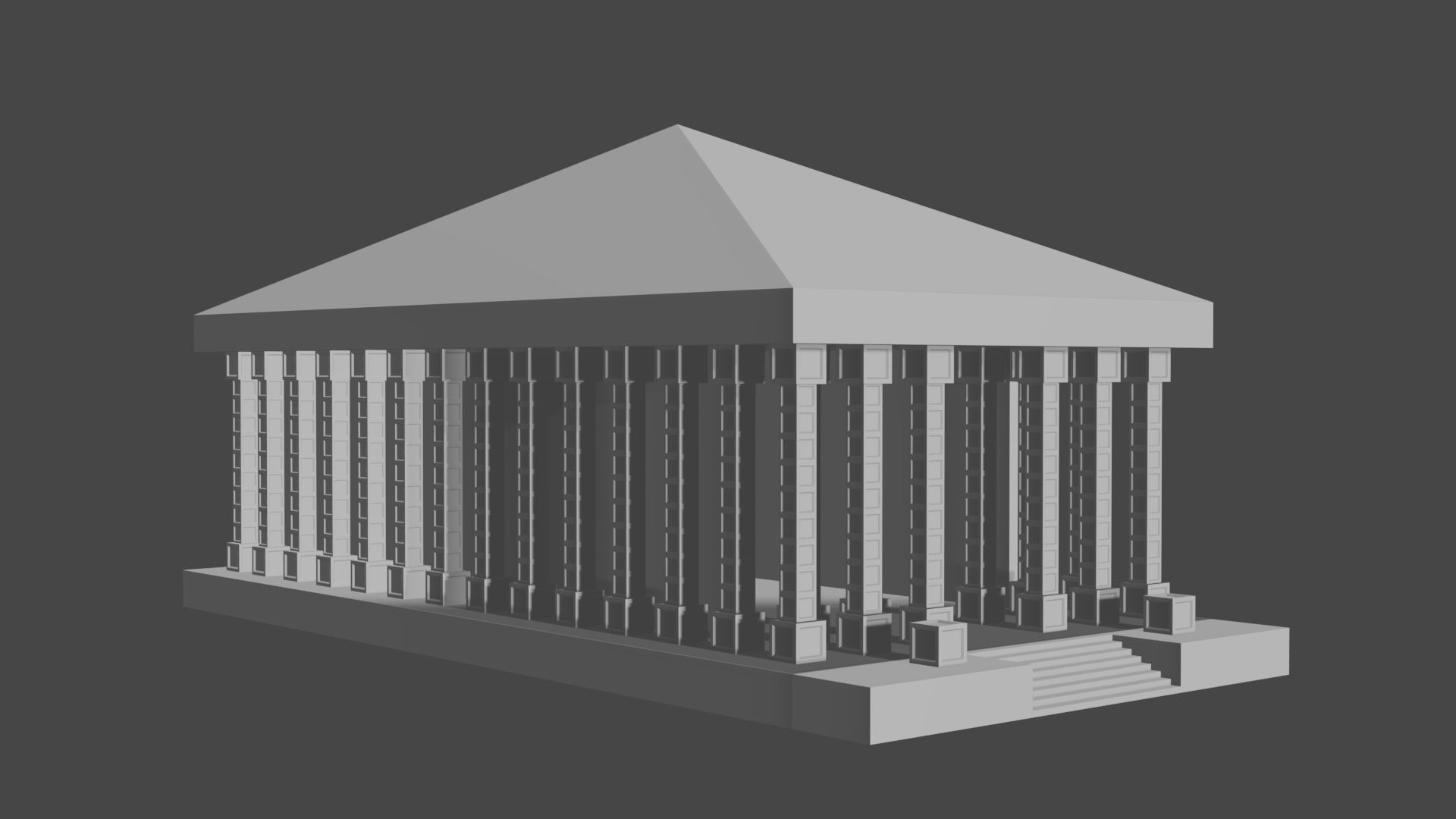 Roman Temple 3D model | CGTrader